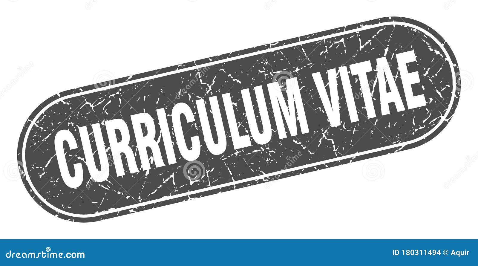 Curriculum Vitae Sign. Curriculum Vitae Grunge Stamp Stock Vector ...