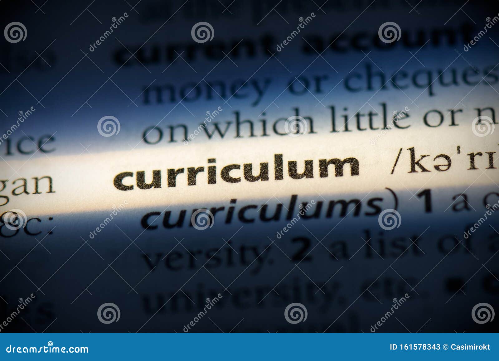 Curriculum stock image. Image of idea, detail, word - 161578343
