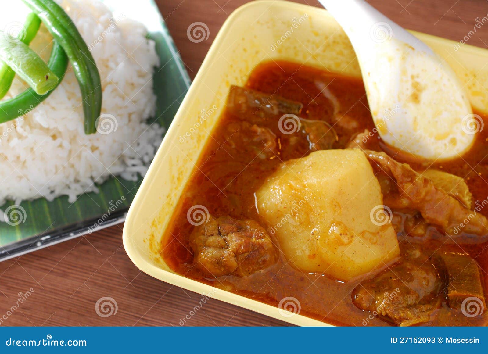 Curry beef rice stock image. Image of chilly, spicy, food - 27162093