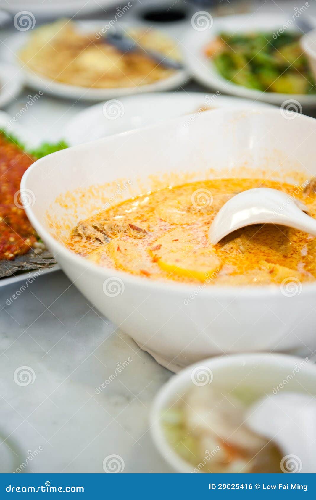 Curry in a bowl stock photo. Image of dishes, dinner - 29025416