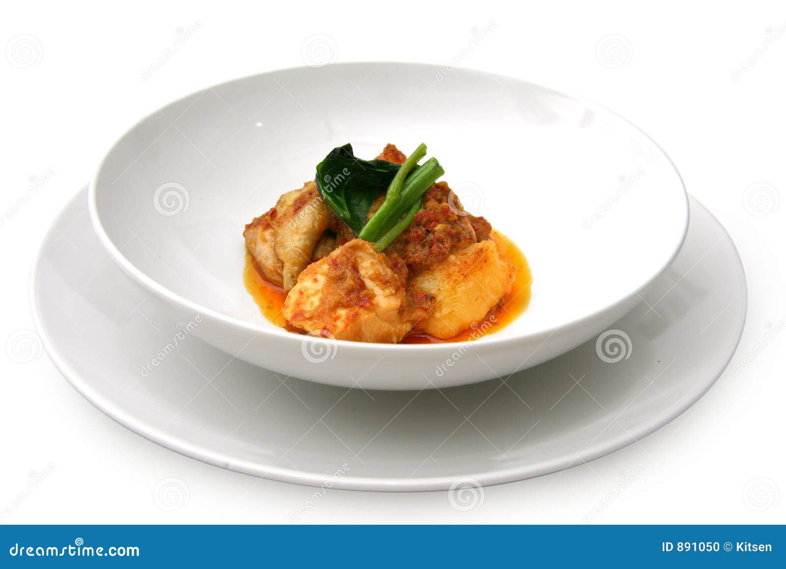 Curry chicken stock photo. Image of meal, presentation - 891050