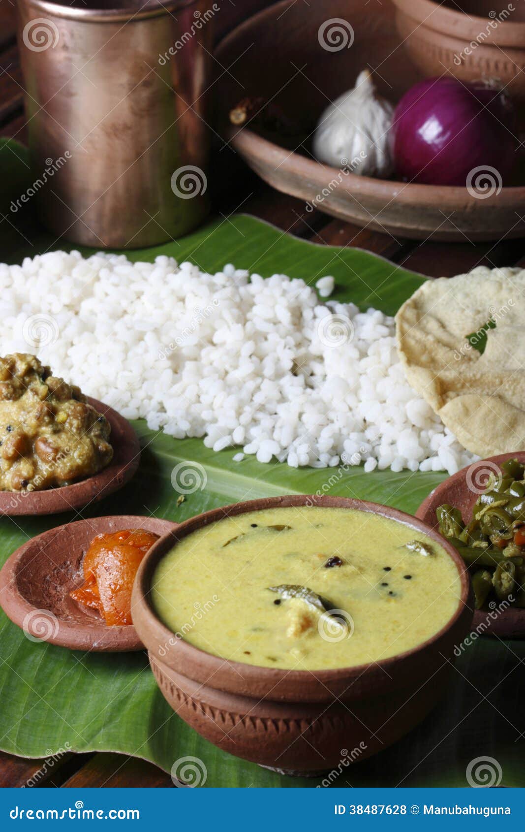 Curry De Moru O Kalan - Un Plato Tradicional De Kerala Foto de archivo ...