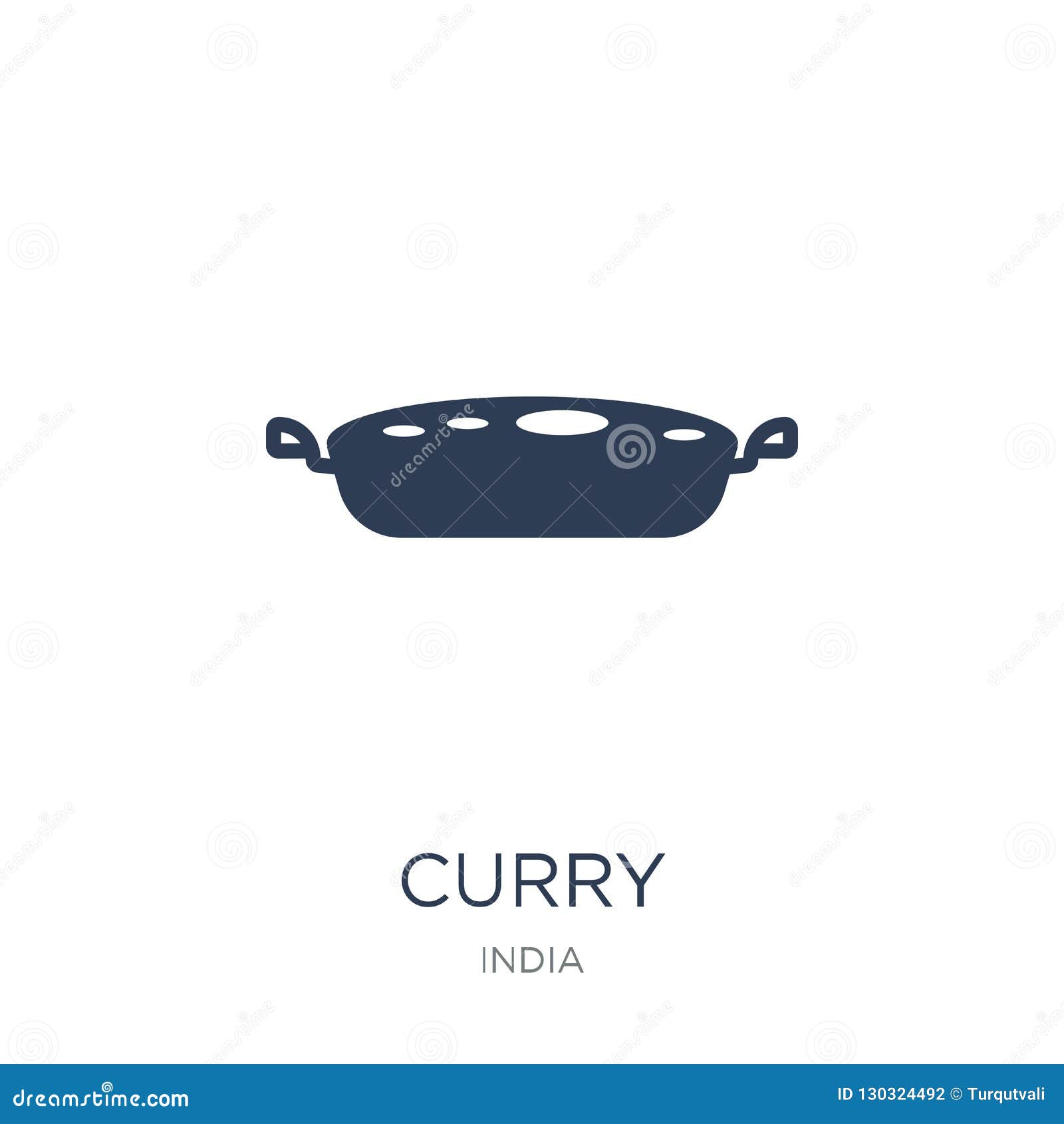 Curry Icon. Trendy Flat Vector Curry Icon on White Background Fr Stock ...