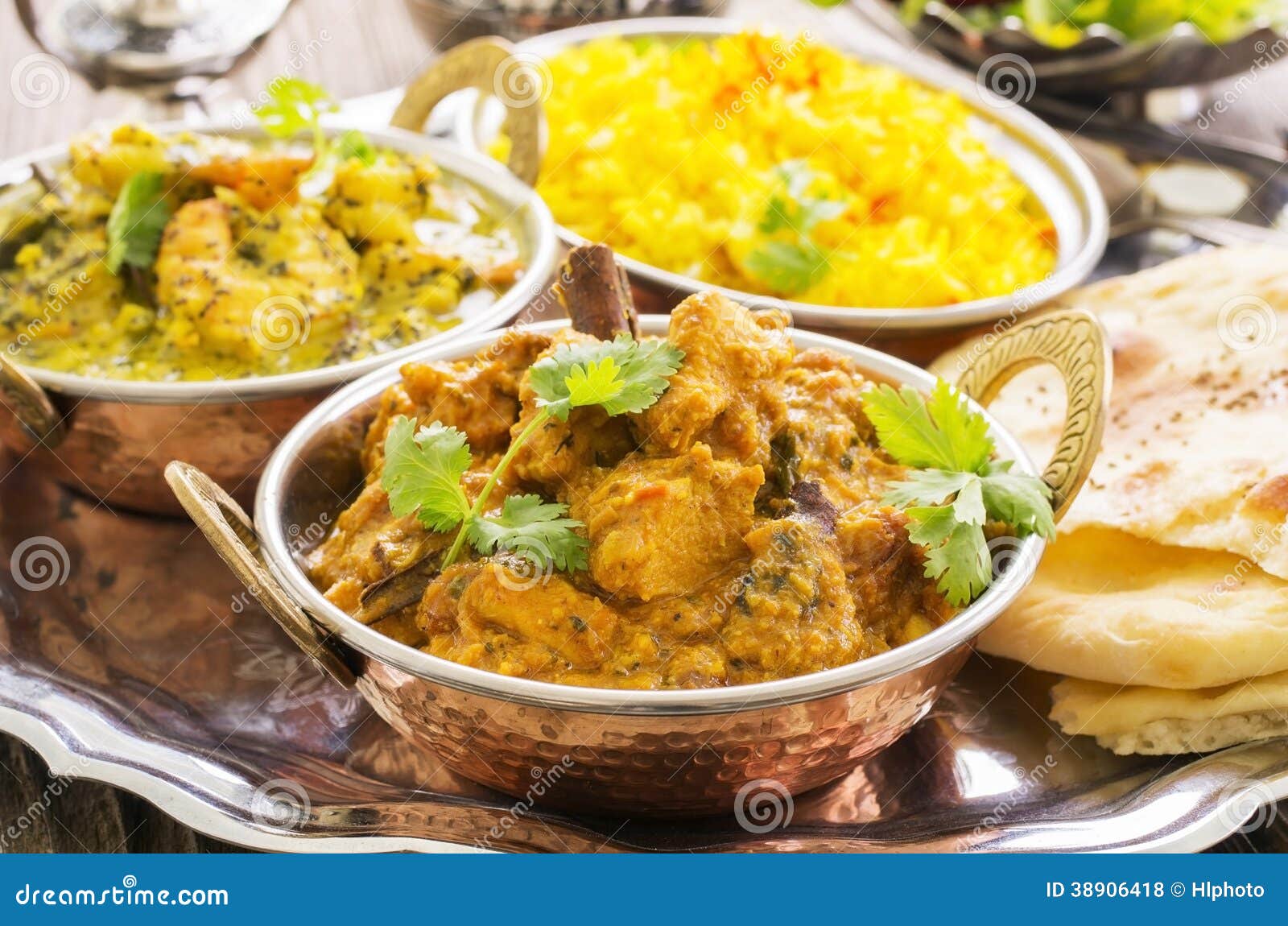 Curry indio foto de archivo. Imagen de cobre, pollo, korma - 38906418