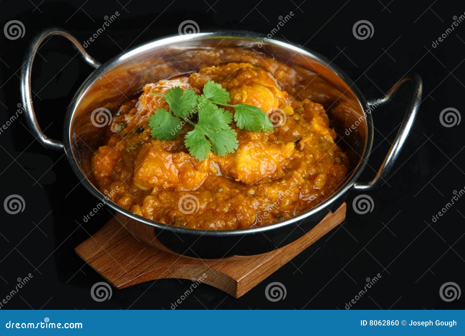 Curry Indio De Dansak Del Pollo Foto de archivo - Imagen de picante ...