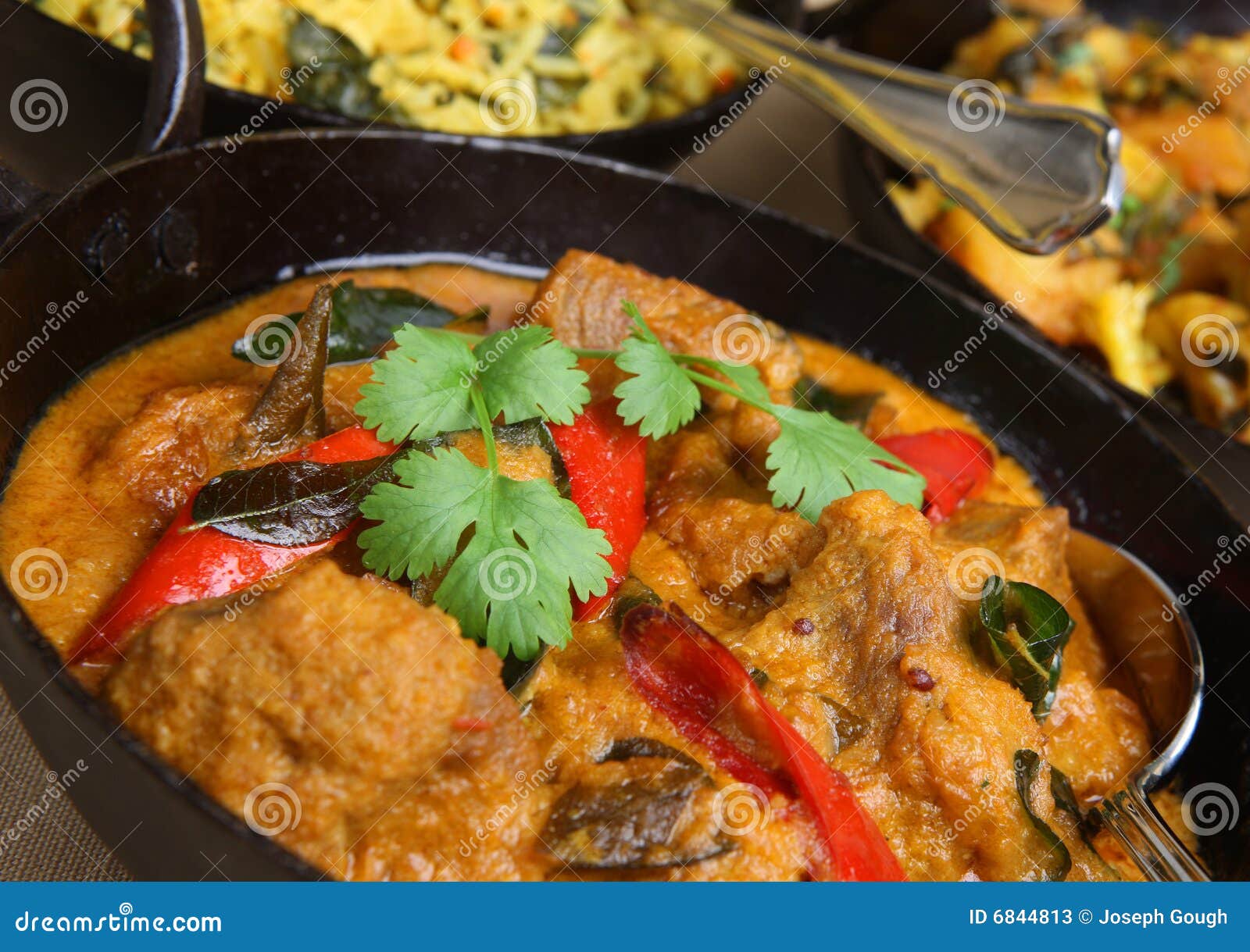 Curry Indio De Korma Del Cordero Imagen de archivo - Imagen de adorne ...