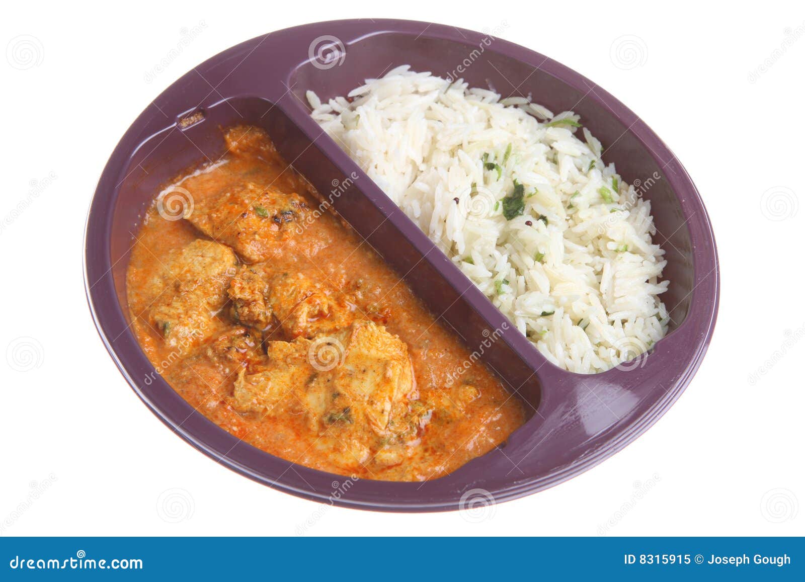 Curry Microwave Ready Meal stock image. Image of rice - 8315915