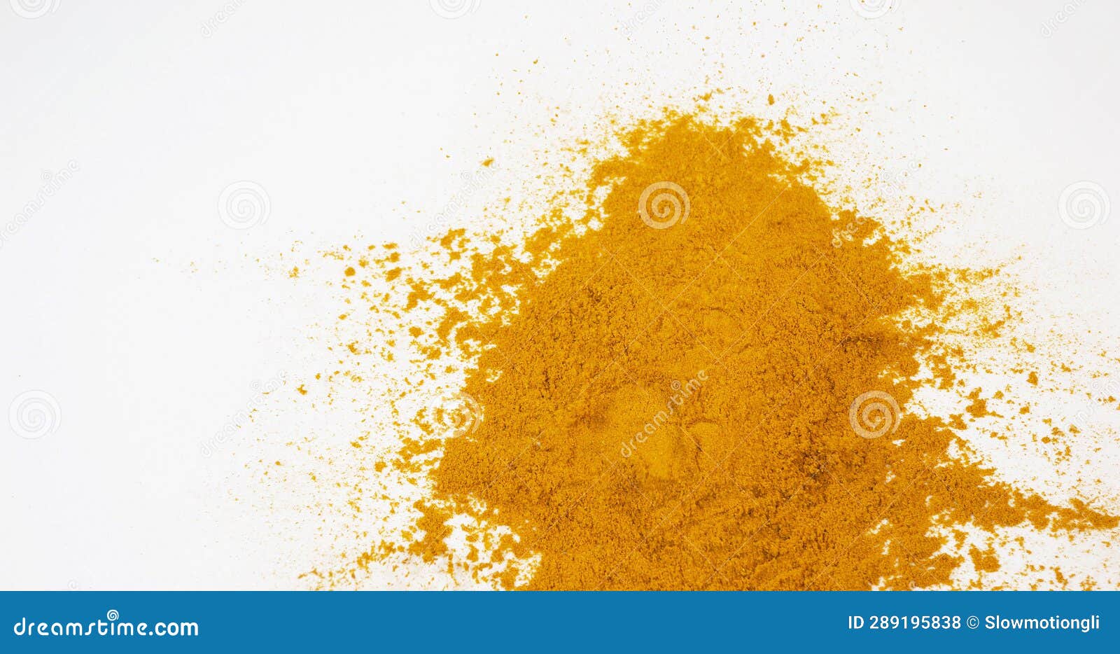 Curry Powder Falling Against White Background Stock Photo - Image of ...