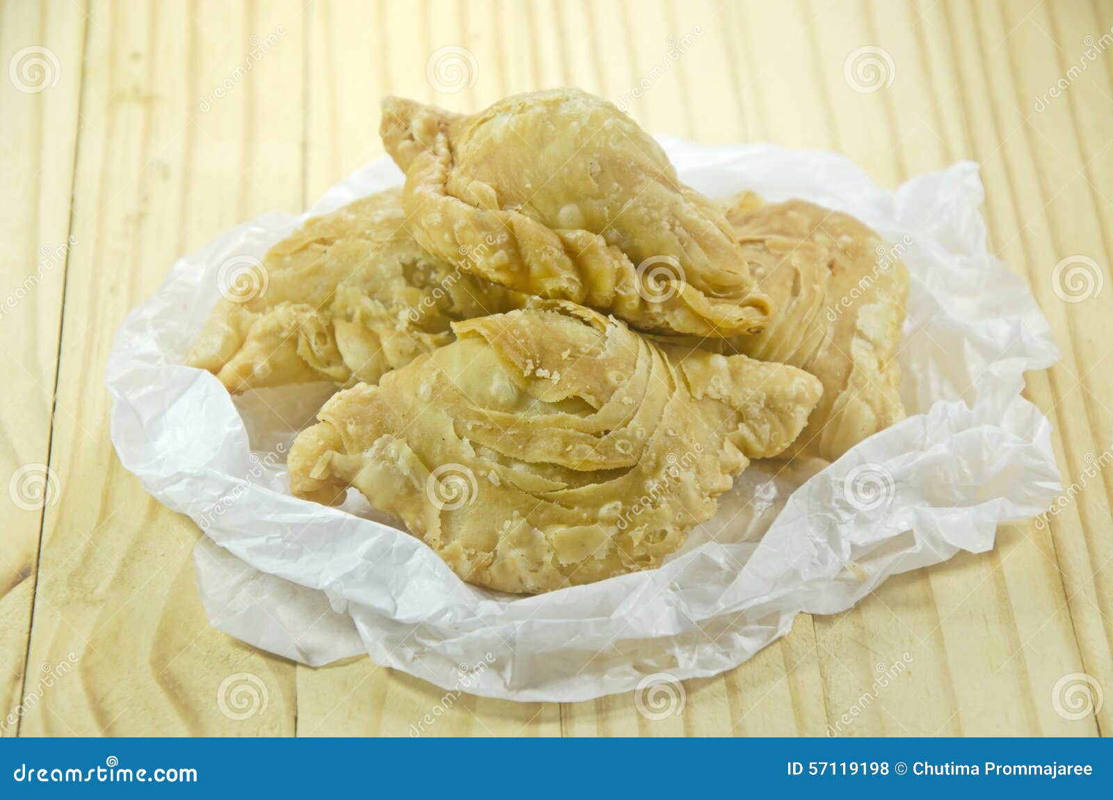 Curry Puff Chicken stock photo. Image of curry, white - 57119198
