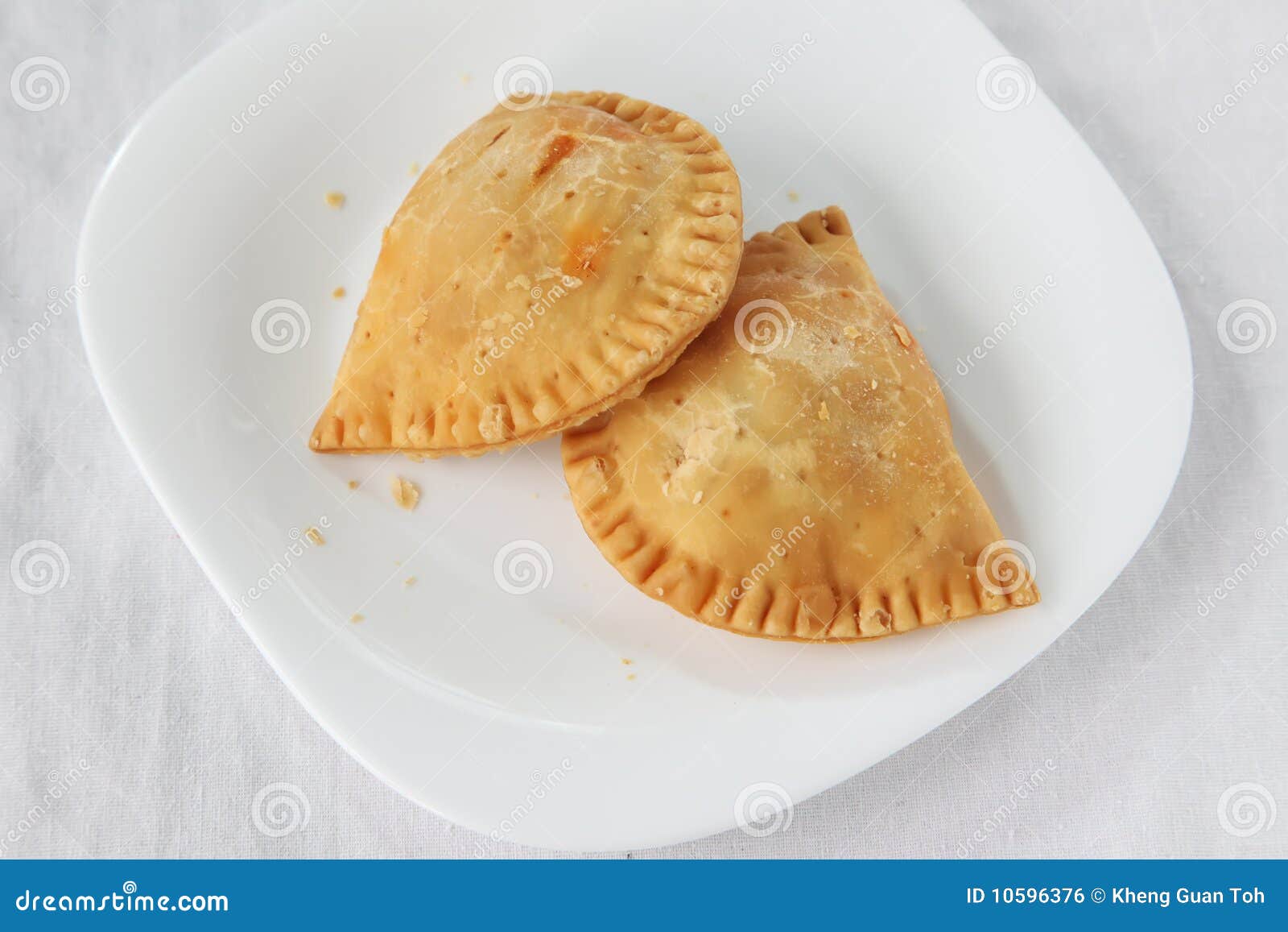 Curry puff pastry stock photo. Image of empanada, curry - 10596376