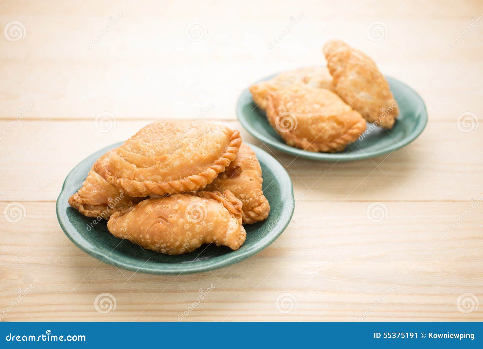 Curry Puff Stuffed with Vegetable Stock Image - Image of roast, indian ...