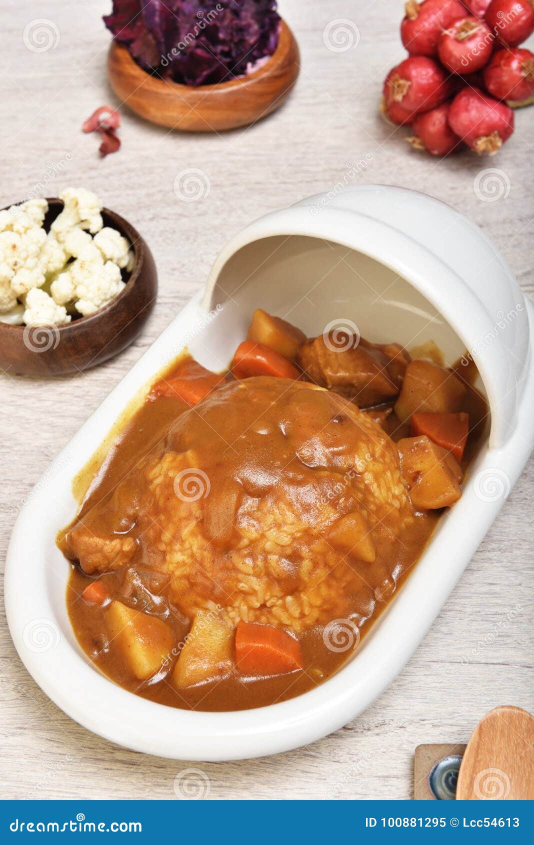 Curry rice stock image. Image of asian, toilet, shape - 100881295