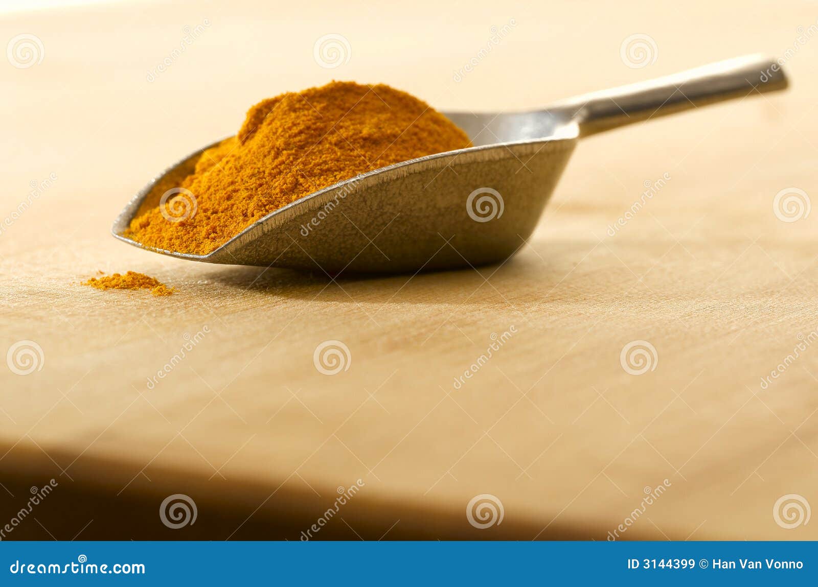 Curry on a scoop stock image. Image of sybarite, dried - 3144399