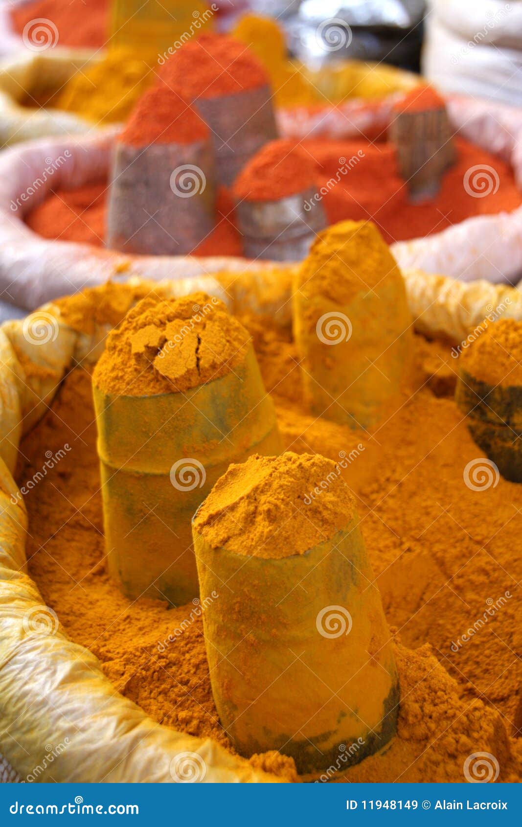Curry spices stock image. Image of cooking, colors, eastern - 11948149
