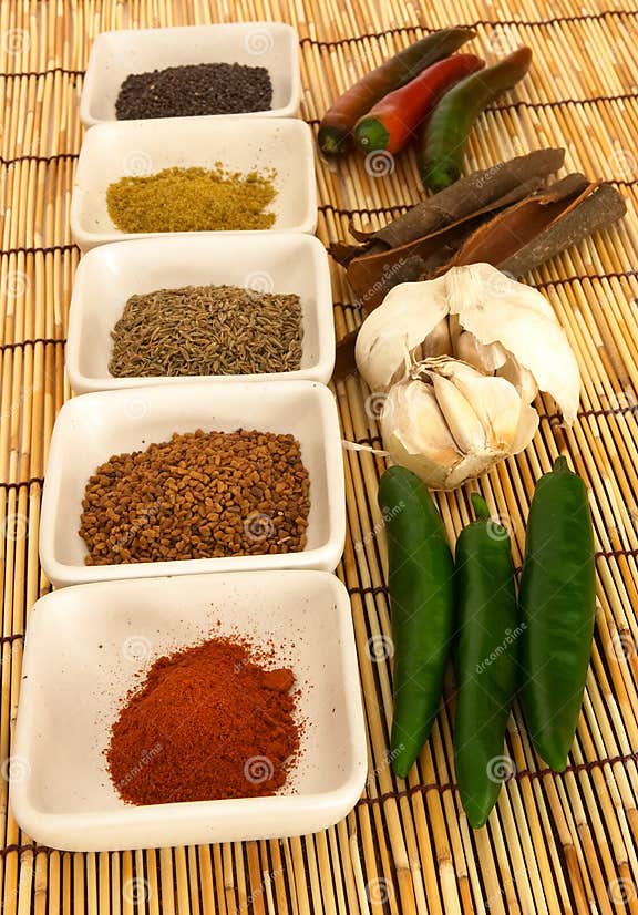 Curry spices 2 stock image. Image of cooking, preparation - 205115