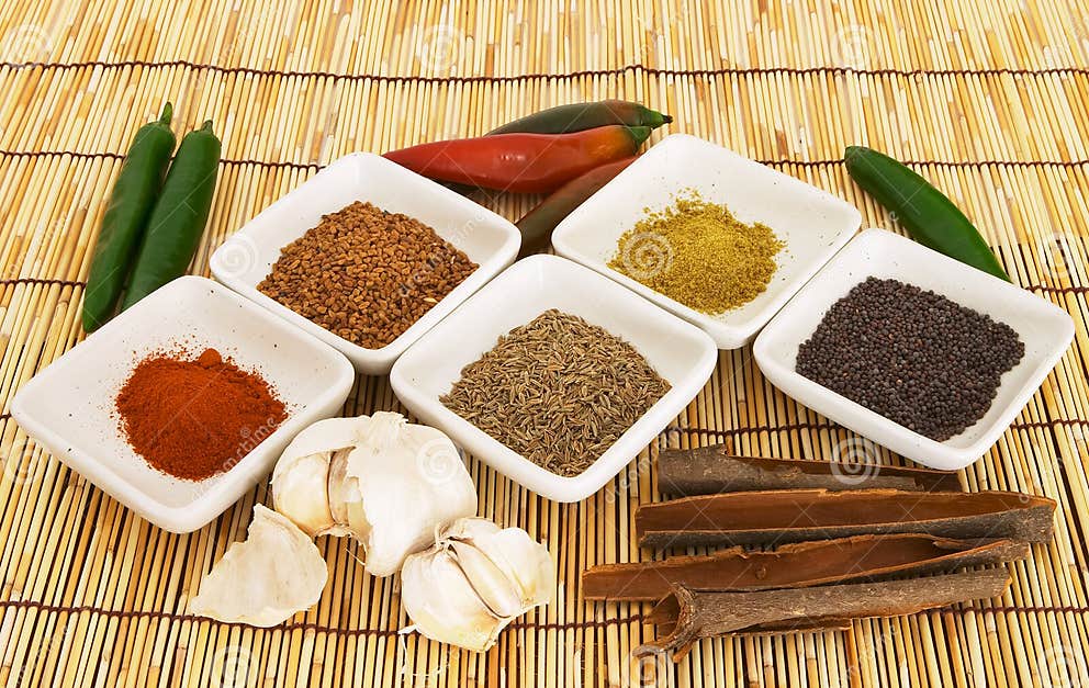 Curry spices 3 stock photo. Image of mustard, cassis, ground - 205086