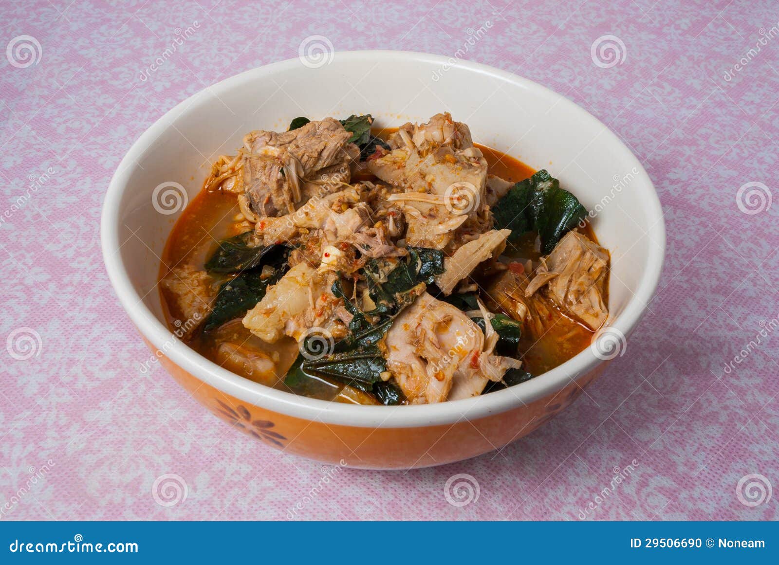 Curry Verde Del Jackfruit, Kaeng Khanun Foto de archivo - Imagen de ...