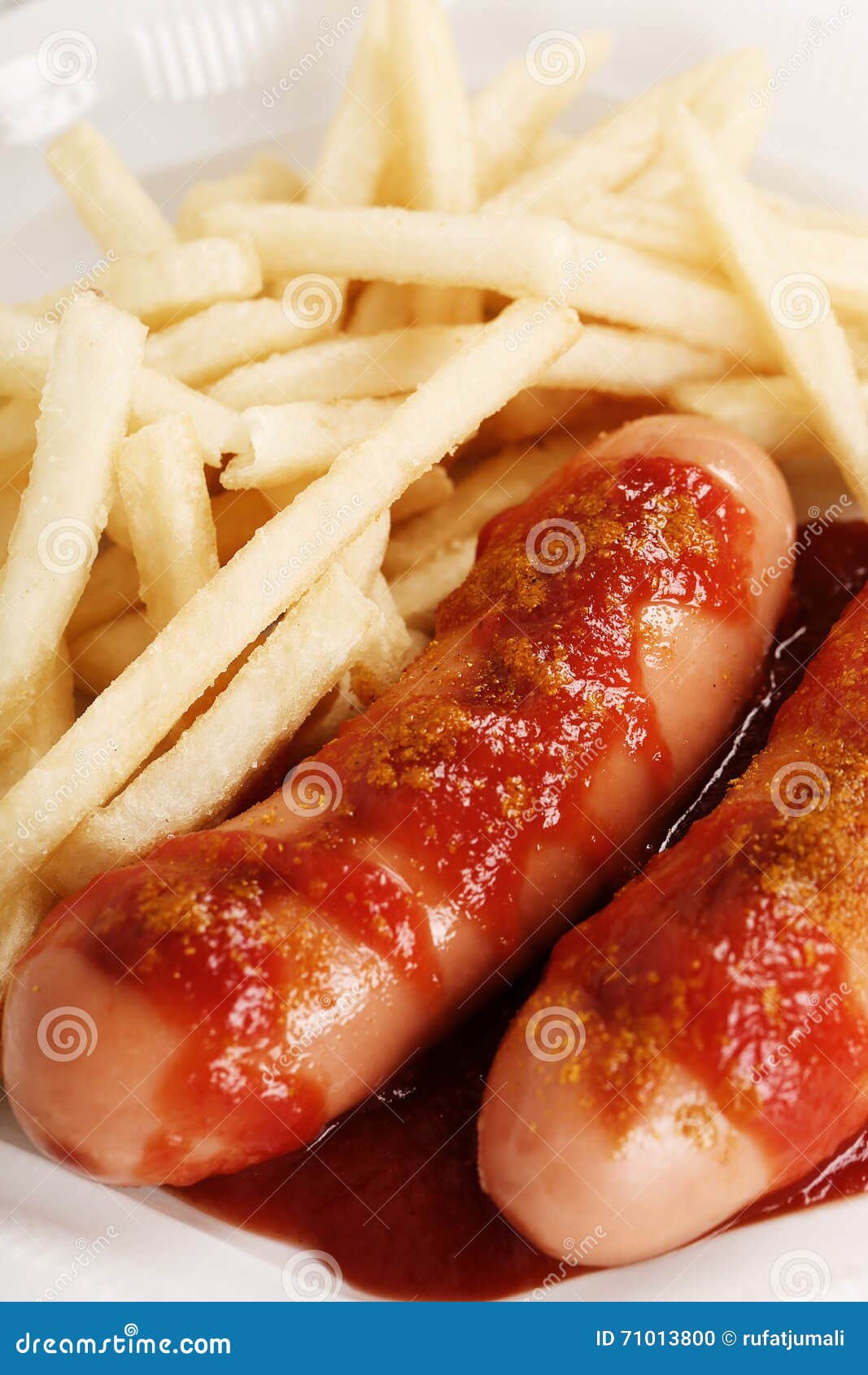 Curry wurst stock photo. Image of meat, foodstuff, cooked - 71013800