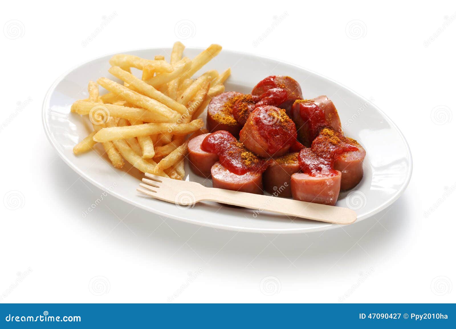 Currywurst, curry sausage stock image. Image of berlin - 47090427