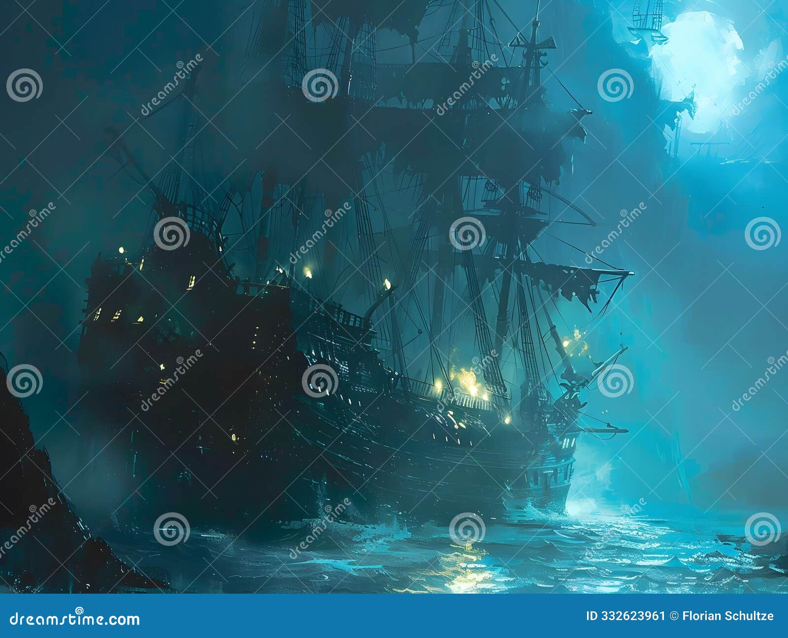 Cursed Pirate, Close Up Stock Photo | CartoonDealer.com #292744908