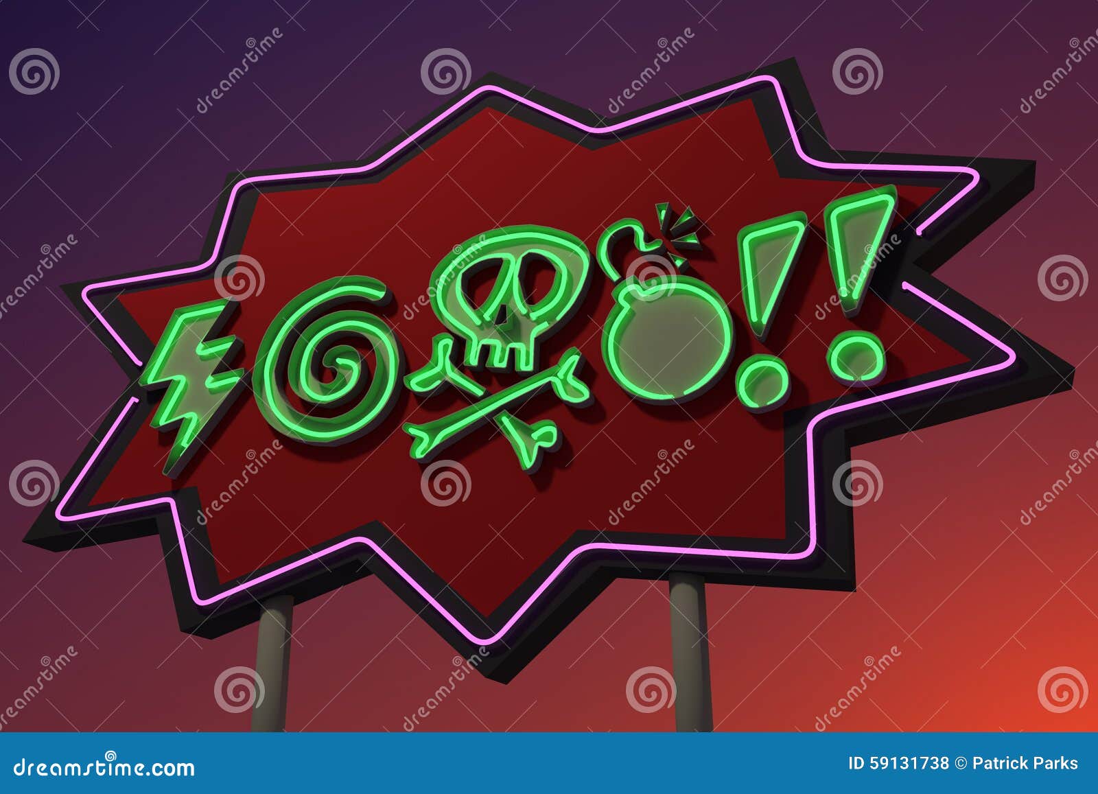 Curse Neon Light Concept Icon. Occultism And Witchcraft Idea. Glowing ...