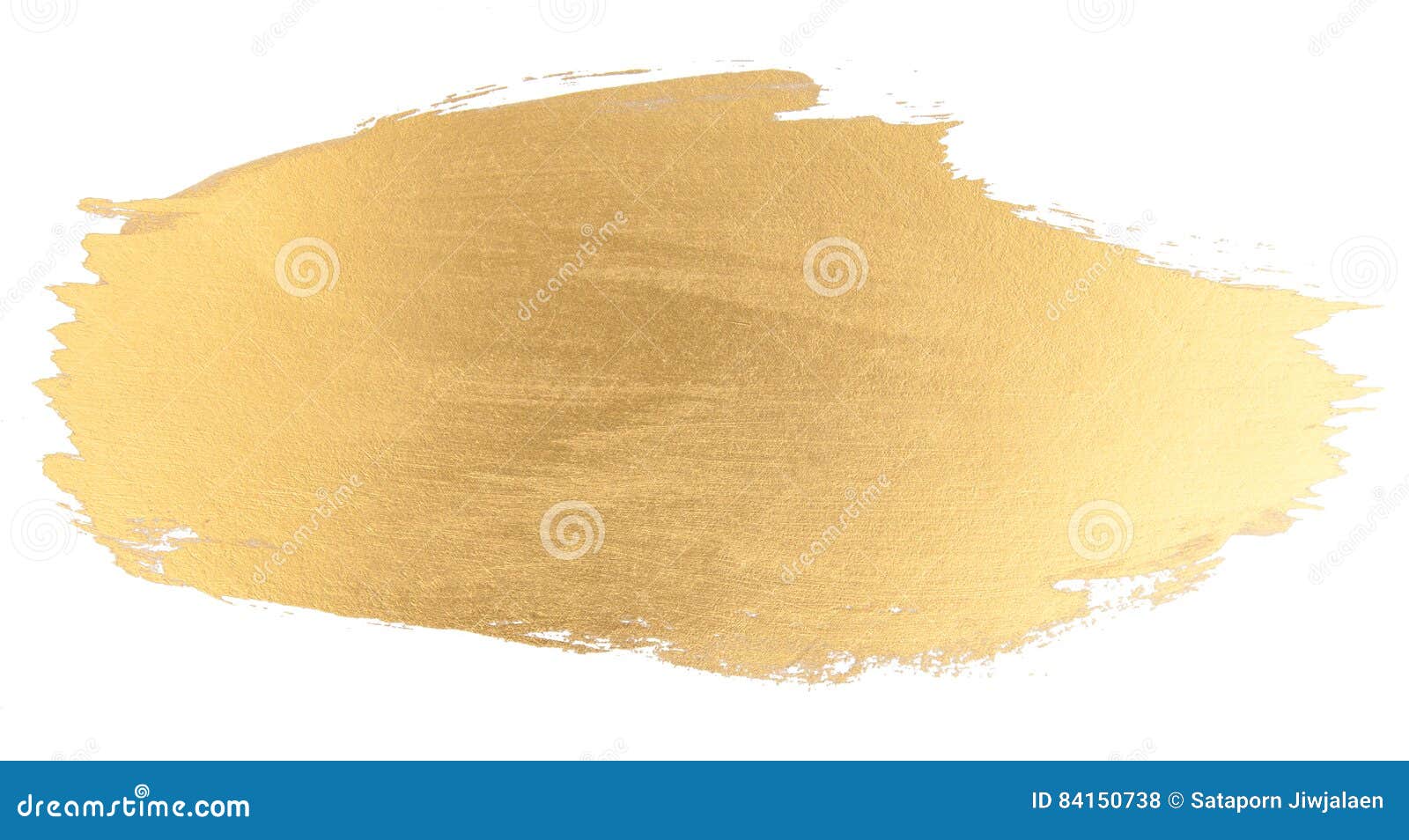 Curso Da Escova Da Textura Da Aquarela Do Ouro Foto de Stock - Imagem ...