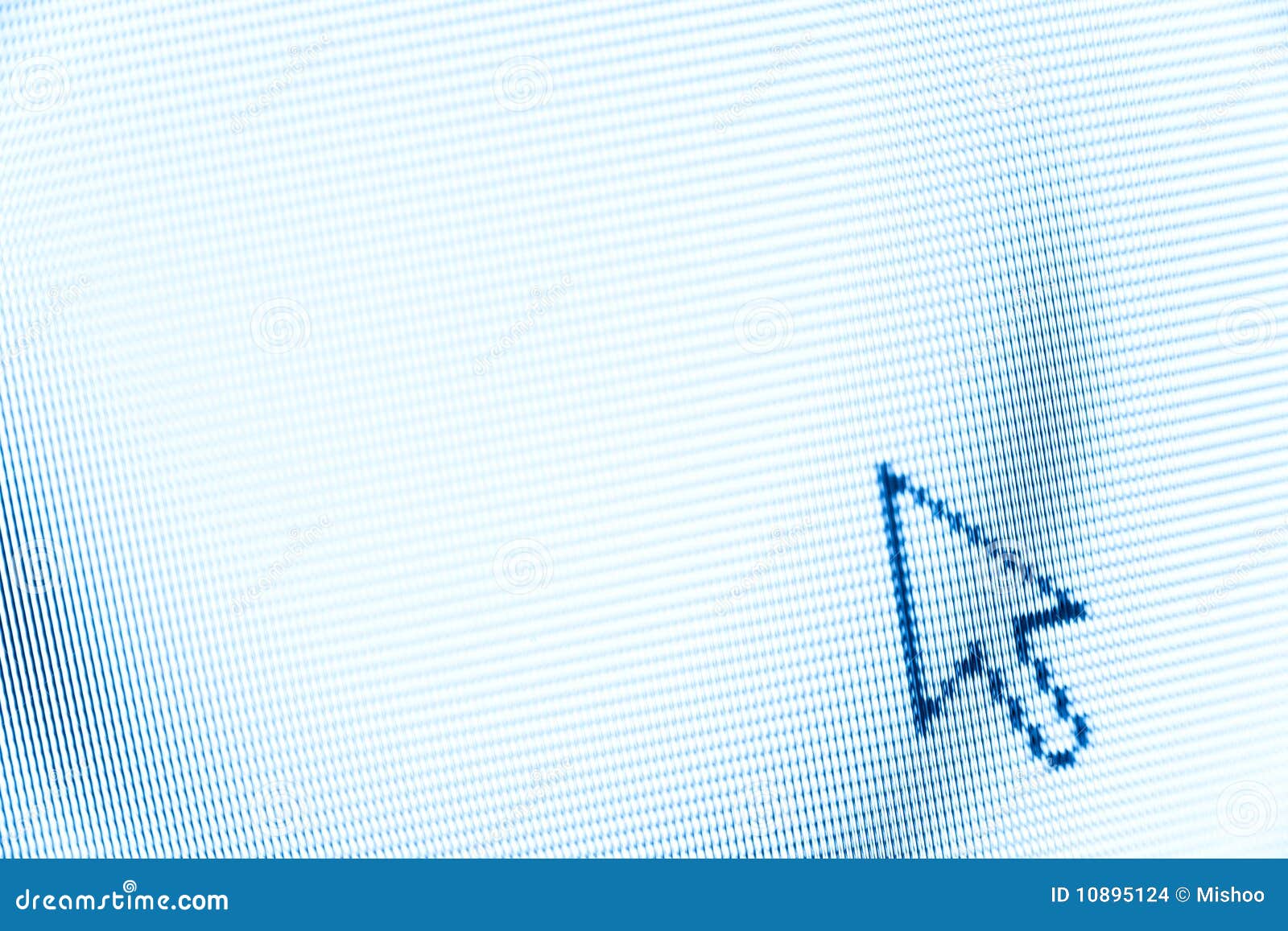 Cursor stock photo. Image of arrow, sign, blue, monitor - 10895124