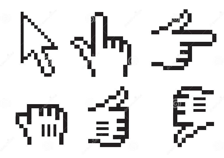 Cursor stock vector. Illustration of select, hand, point - 25835962