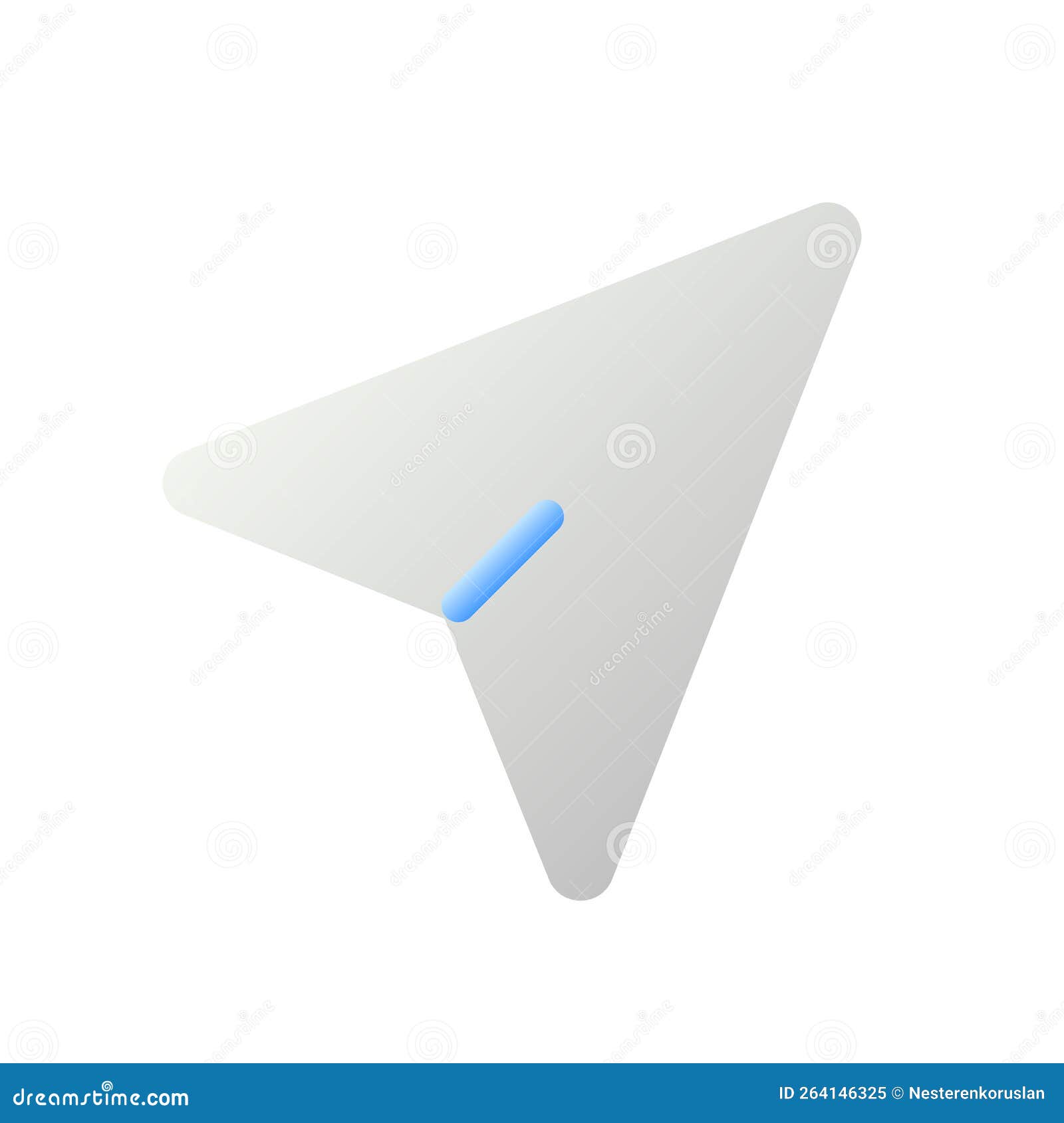 Cursor Arrow Pointer Flat Gradient Two-color Ui Icon Stock Vector - Illustration of clipart ...