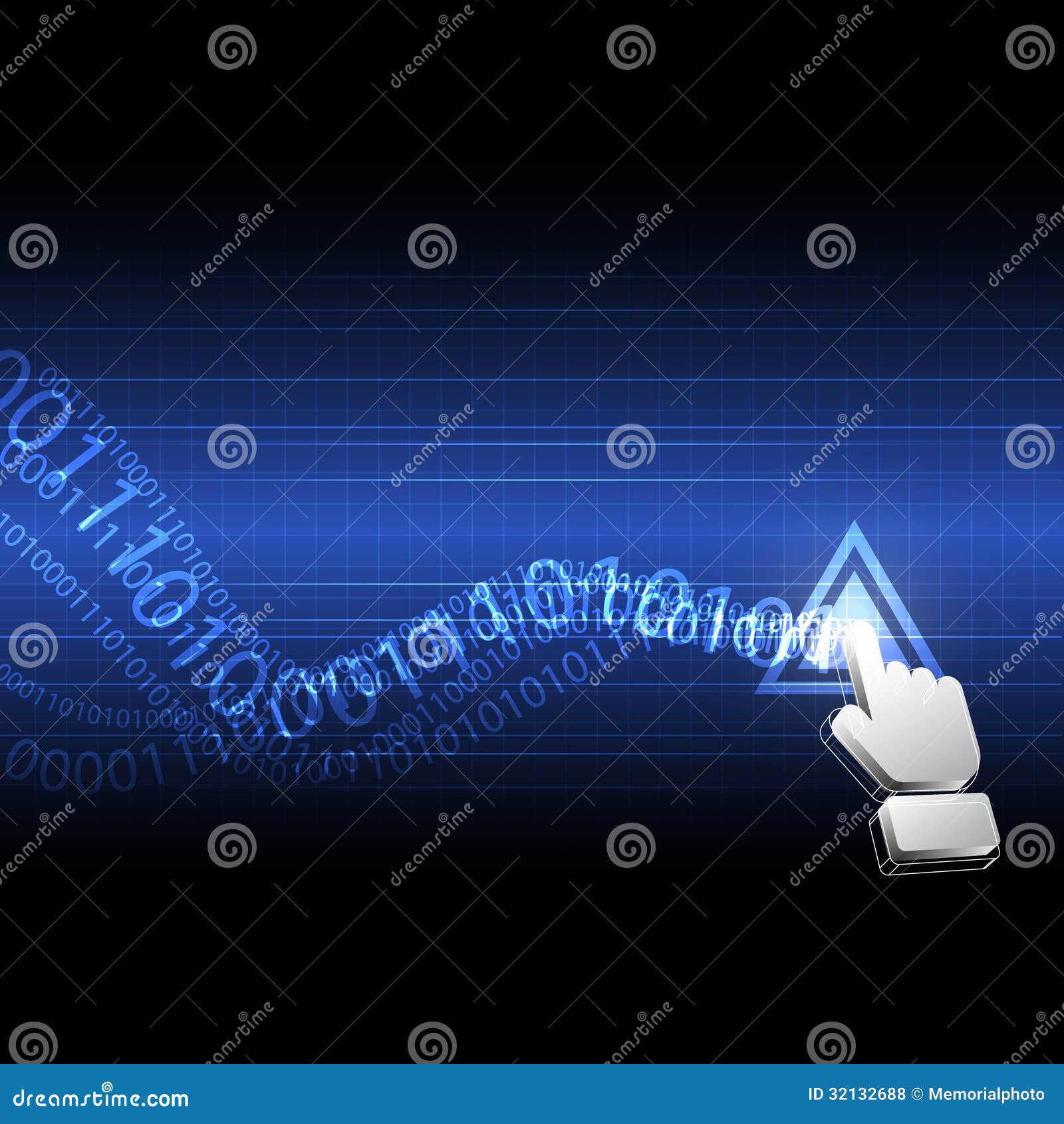 Cursor Click Digital Button Stock Vector - Illustration of design ...