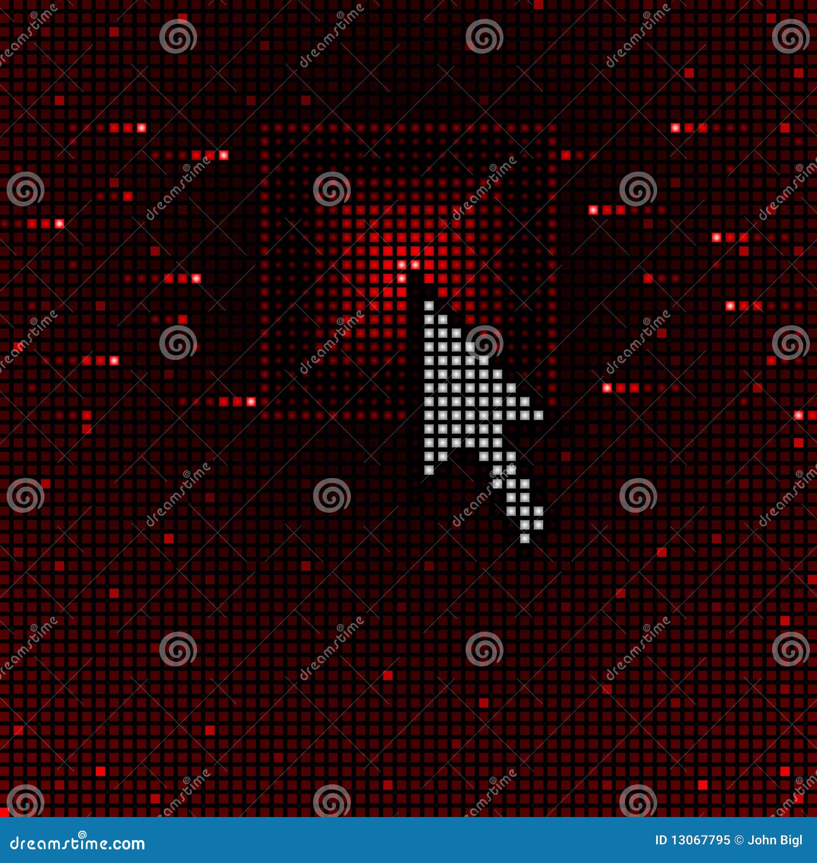 Cursor clicks stop stock vector. Illustration of stop - 13067795