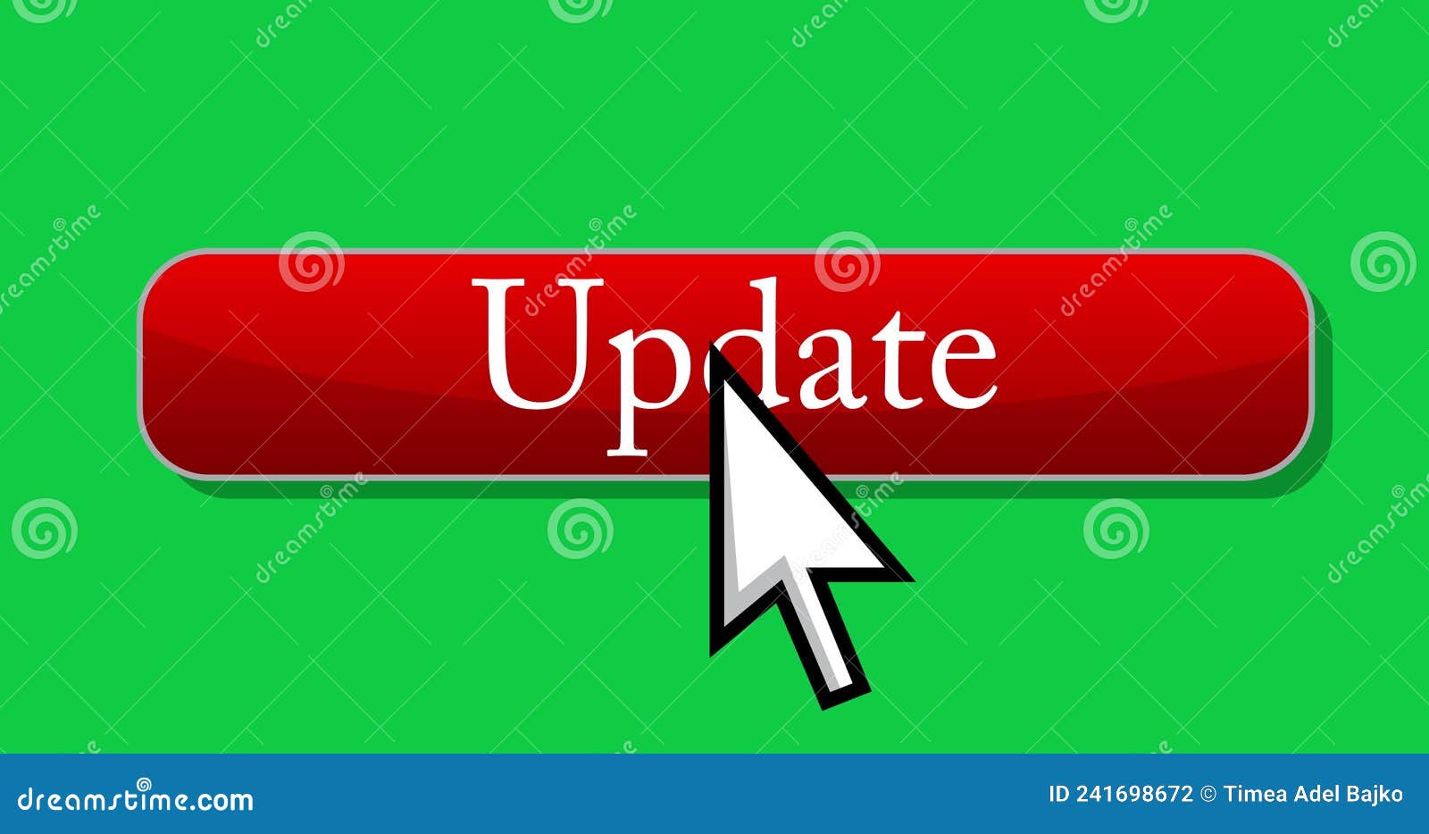 Cursor Clicks on Update Button. Pointer Arrow Cursor Clicking Stock ... Cursor Clicks on Update Button. Pointer Arrow Cursor Clicking Stock ...