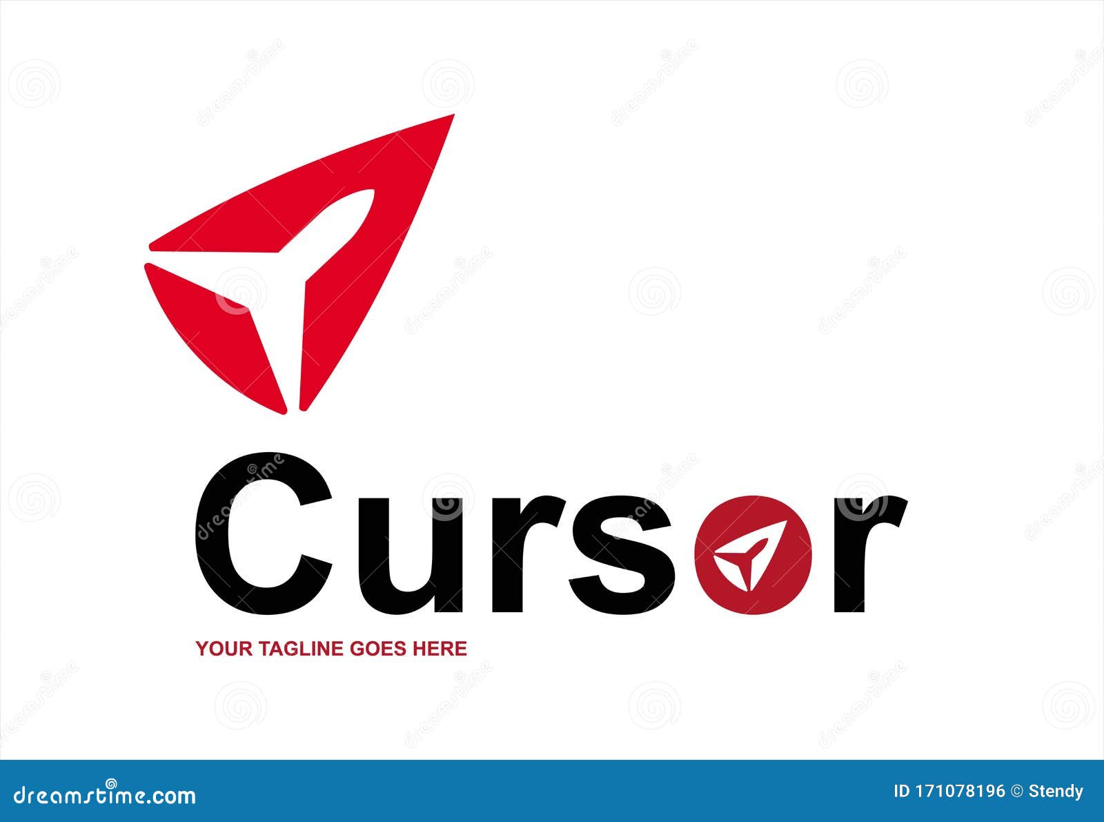 Cargo Logo. Point Arrow Icon Vector, Cursor Company Logo Stock Vector ...