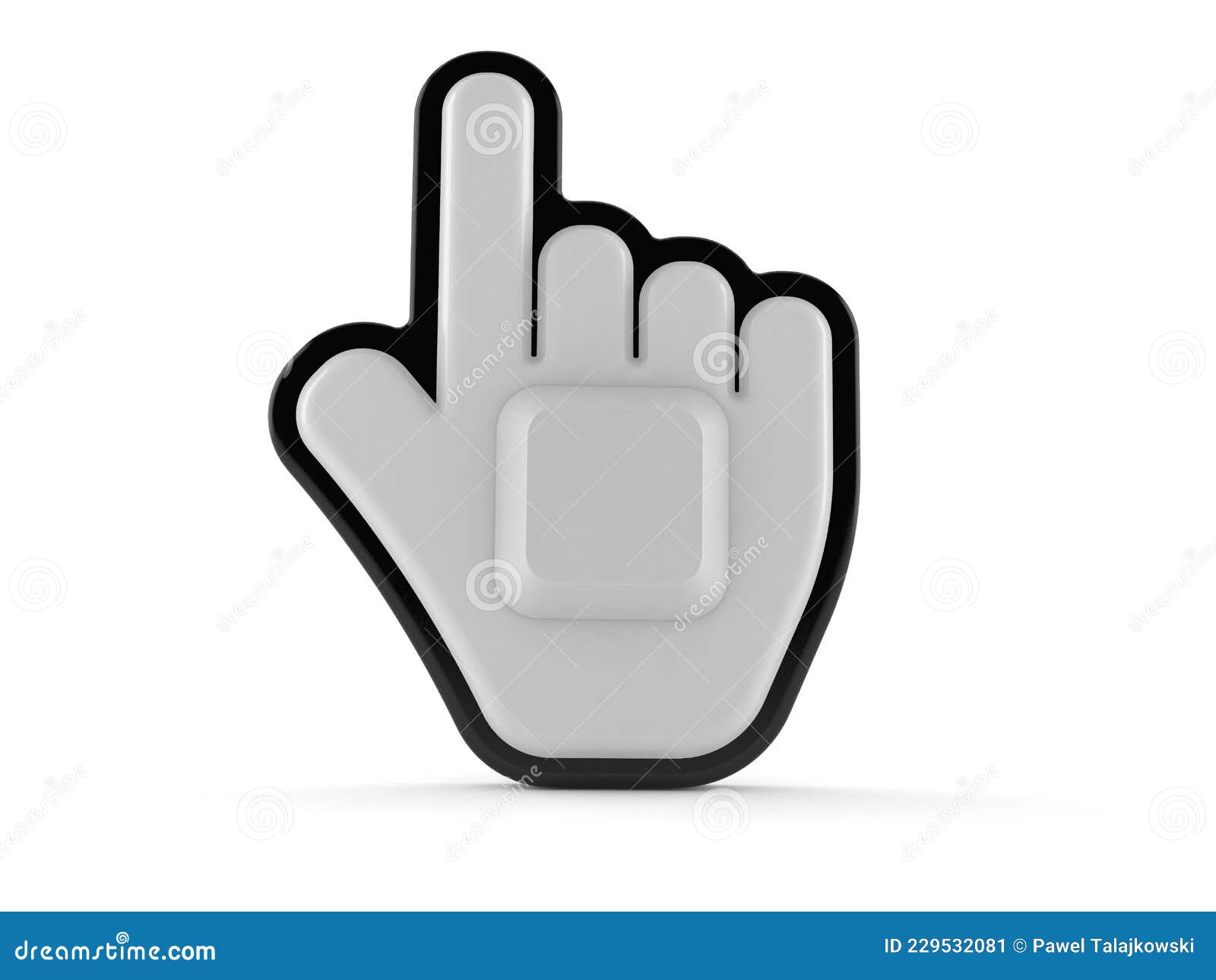 Cursor with computer key stock illustration. Illustration of background ...