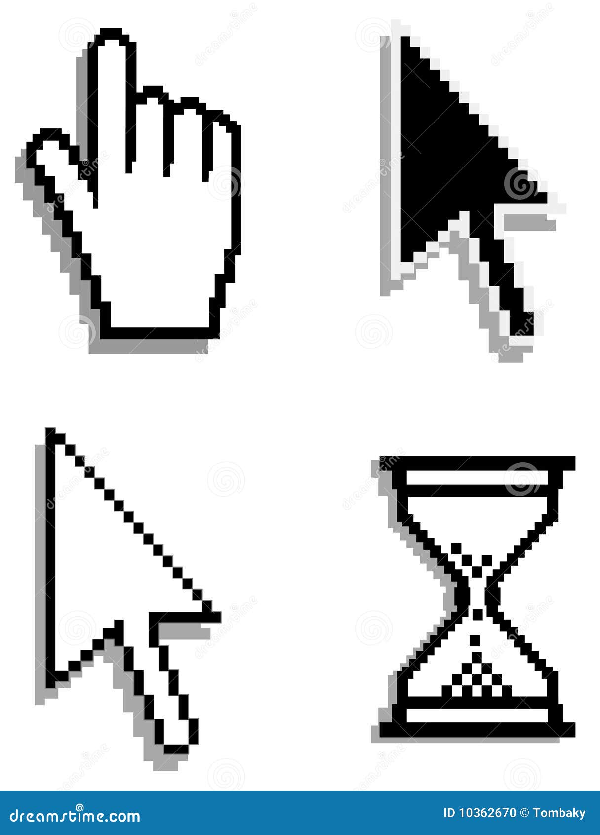 Cursor Del Ordenador. Vector Ilustración del Vector - Ilustración de ...