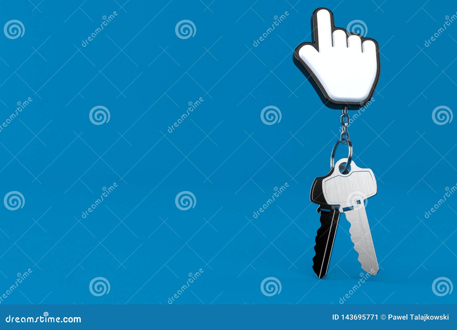 Cursor icon with door keys stock illustration. Illustration of icon ...