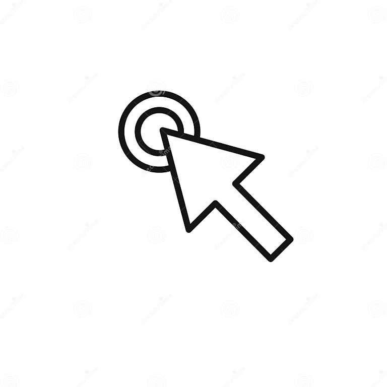 Cursor Icon Vector Set Collection for Web Stock Illustration ...