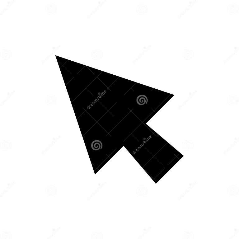 Cursor Icon Set. Click Arrow Vector Symbol. Web Mouse Pointer Sign in ...