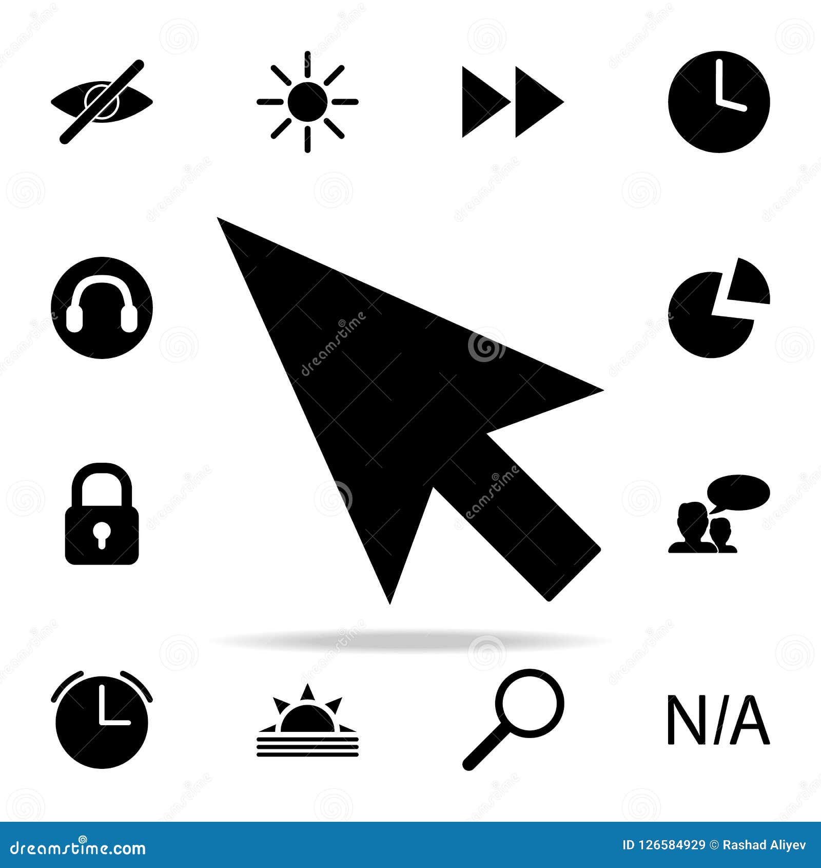 Cursor Icon. Web Icons Universal Set for Web and Mobile Stock ...