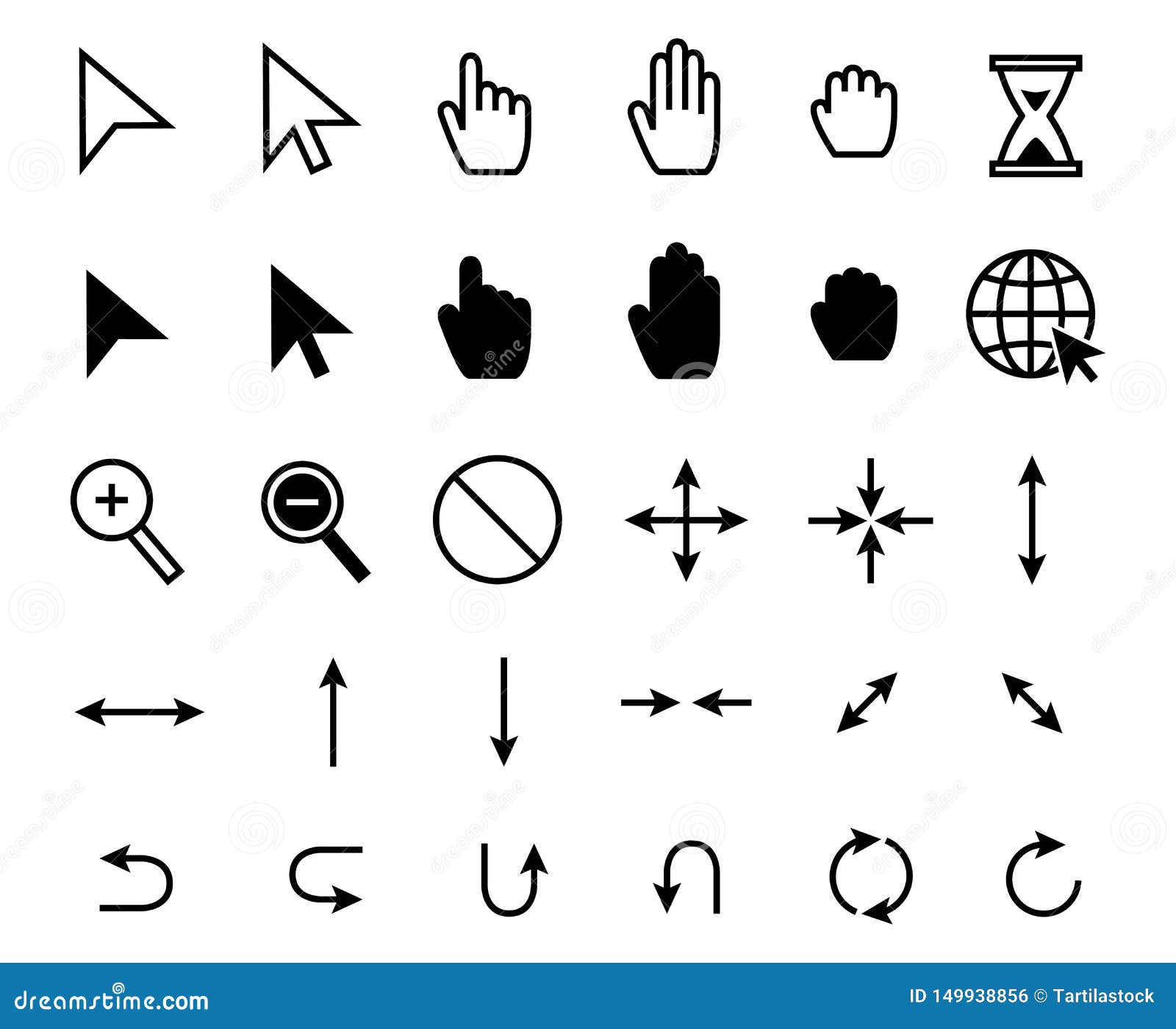 Cursor Icons. Pixel Hand Cursor Set. Classic Web Element. Mouse Cursor ... Cursor Icons. Pixel Hand Cursor Set. Classic Web Element. Mouse Cursor ...