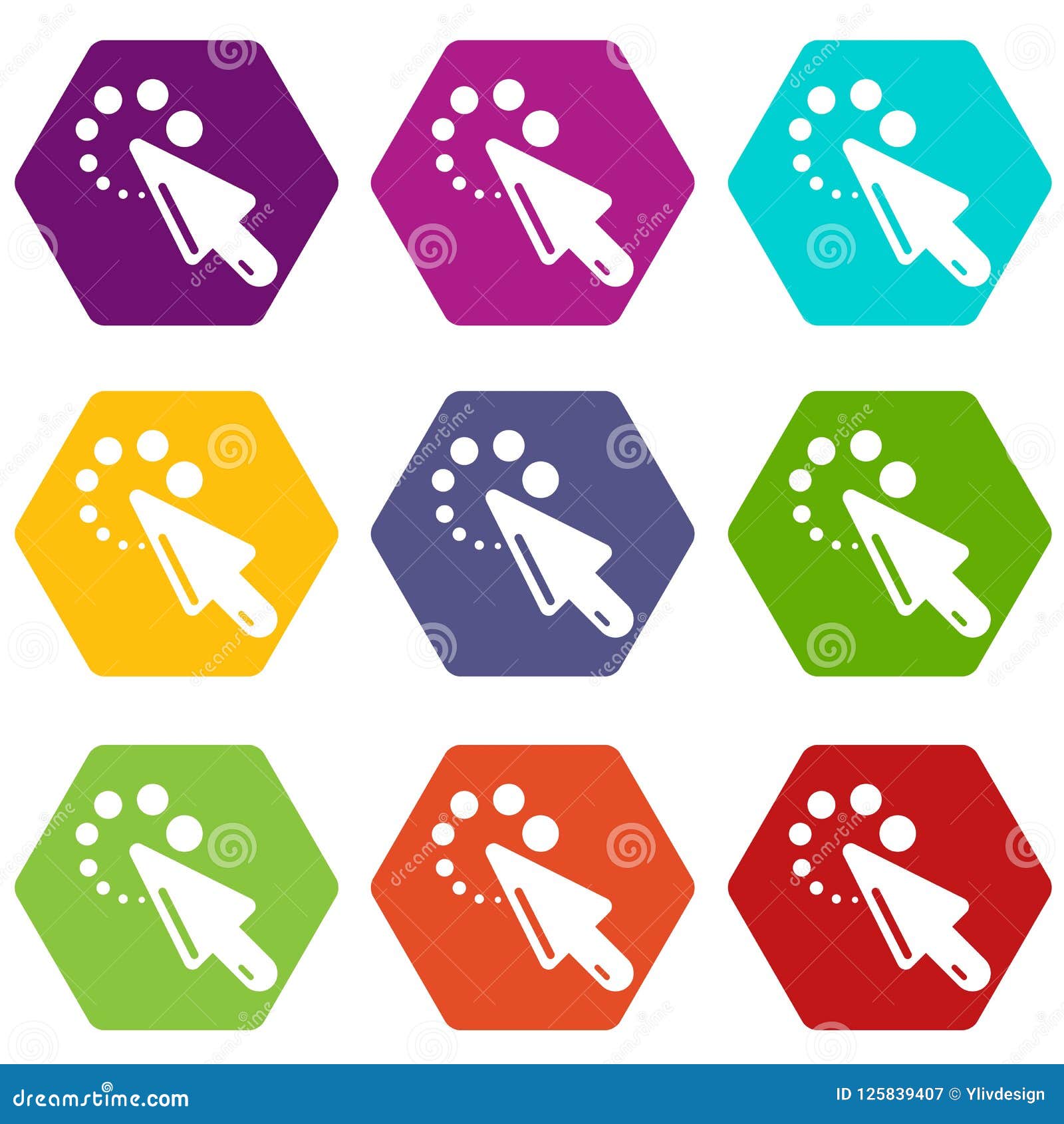 Cursor loading icons set 9 stock illustration. Illustration of choice ...