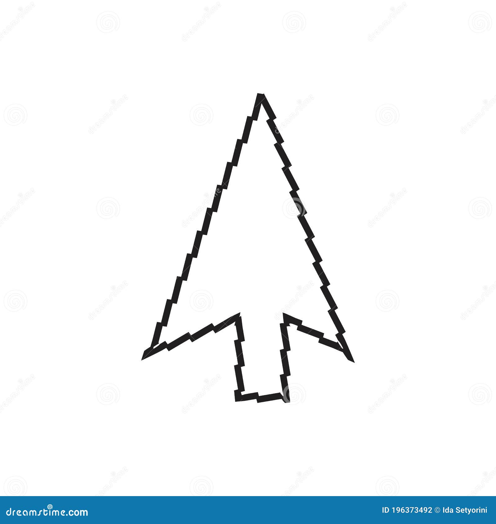 Cursor logo stock vector. Illustration of technology - 196373492