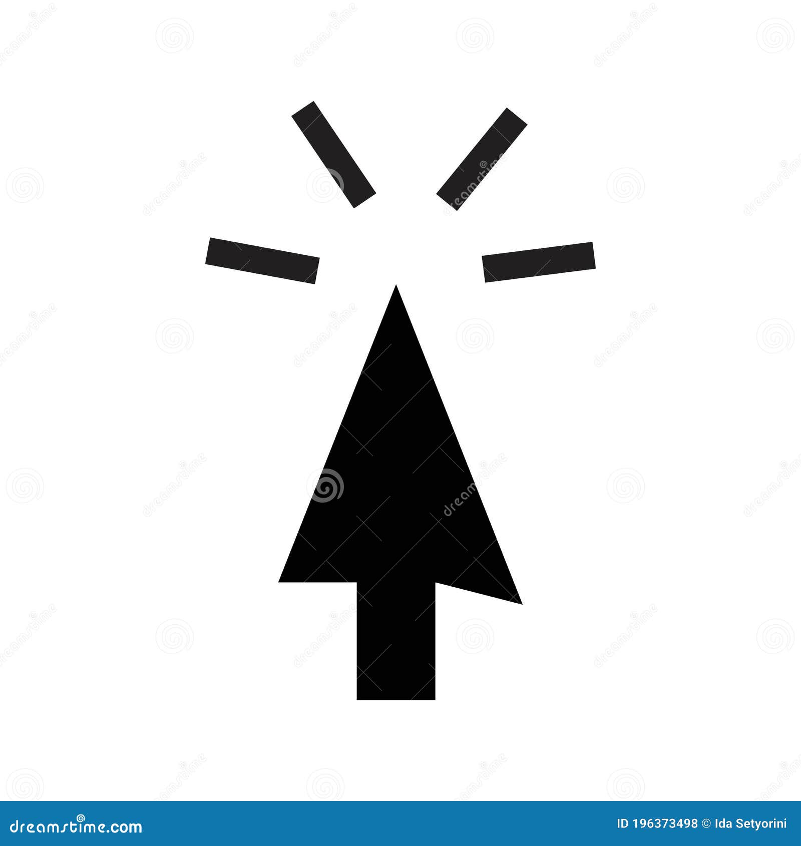 Cursor logo stock vector. Illustration of icon, hand - 196373498