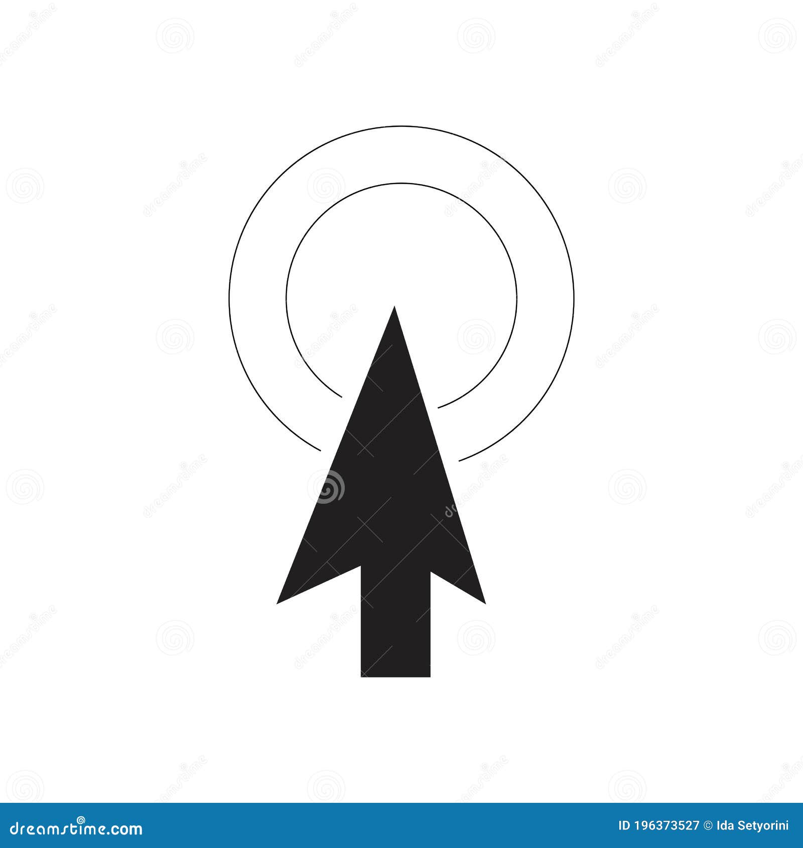 Cursor logo stock vector. Illustration of cursor, hand - 196373527