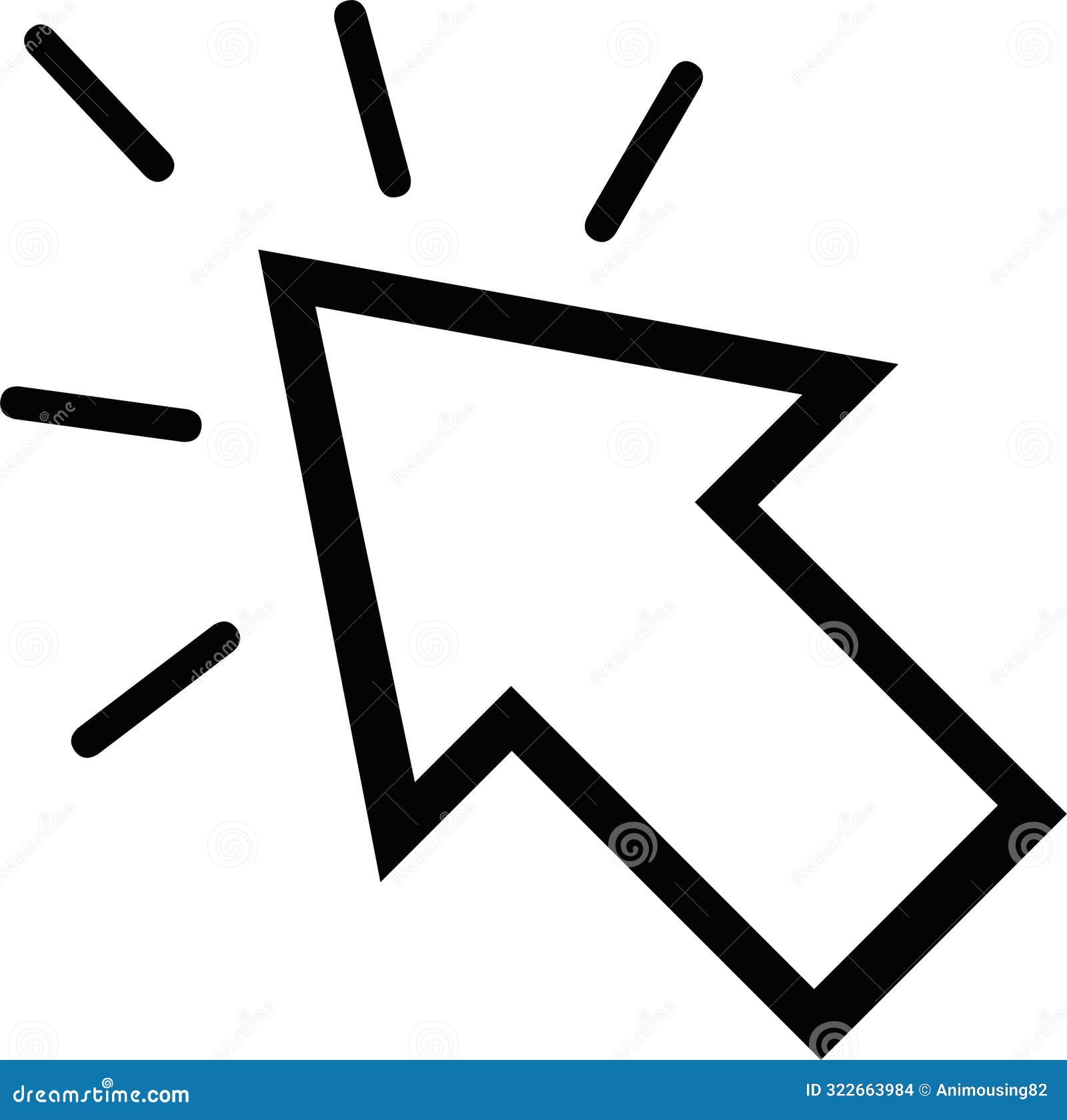 Cursor Mouse Computer Arrow Stock Vector - Illustration of mouse ...
