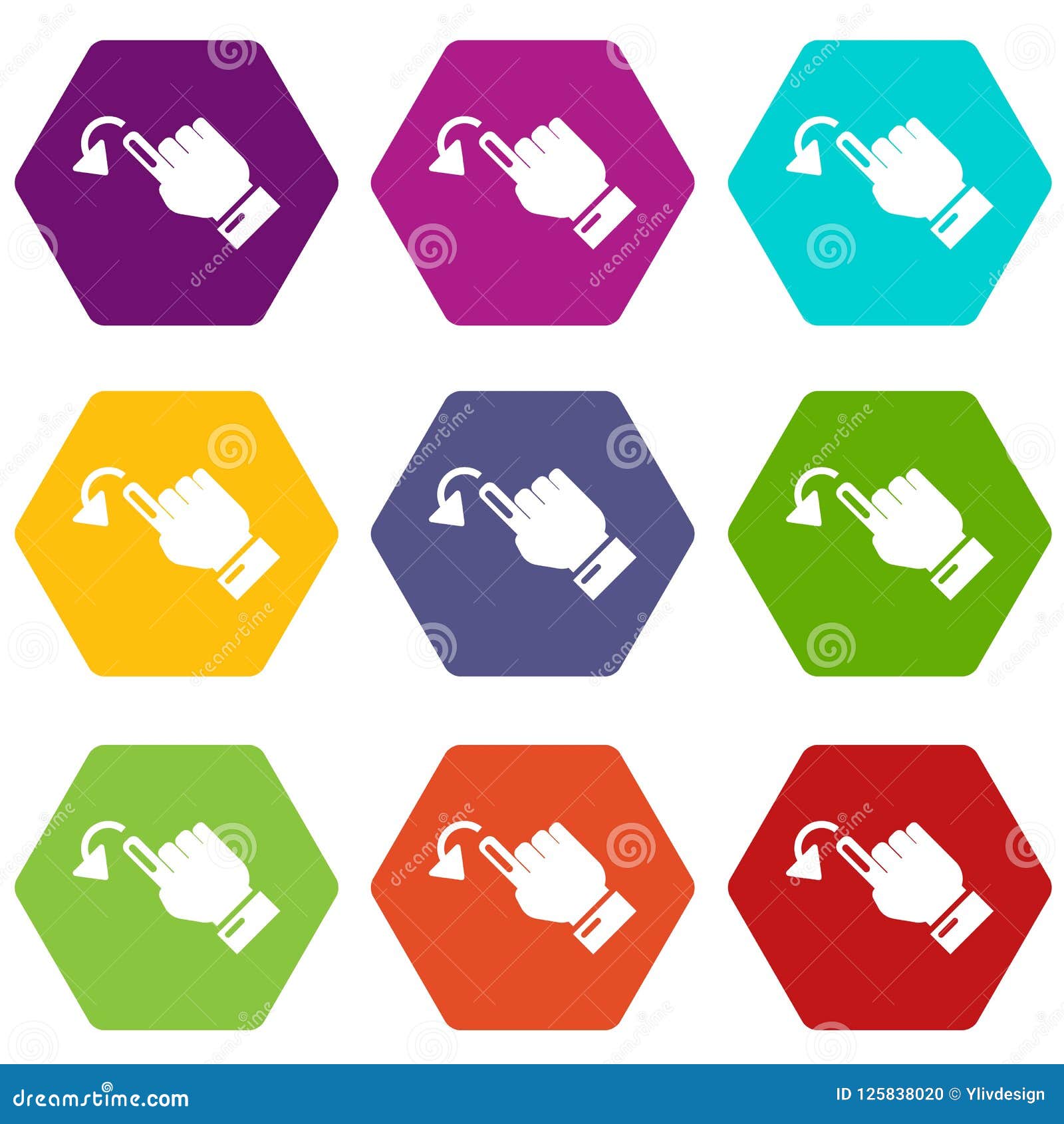 Cursor Movement Icons Set 9 Stock Illustration - Illustration of ...