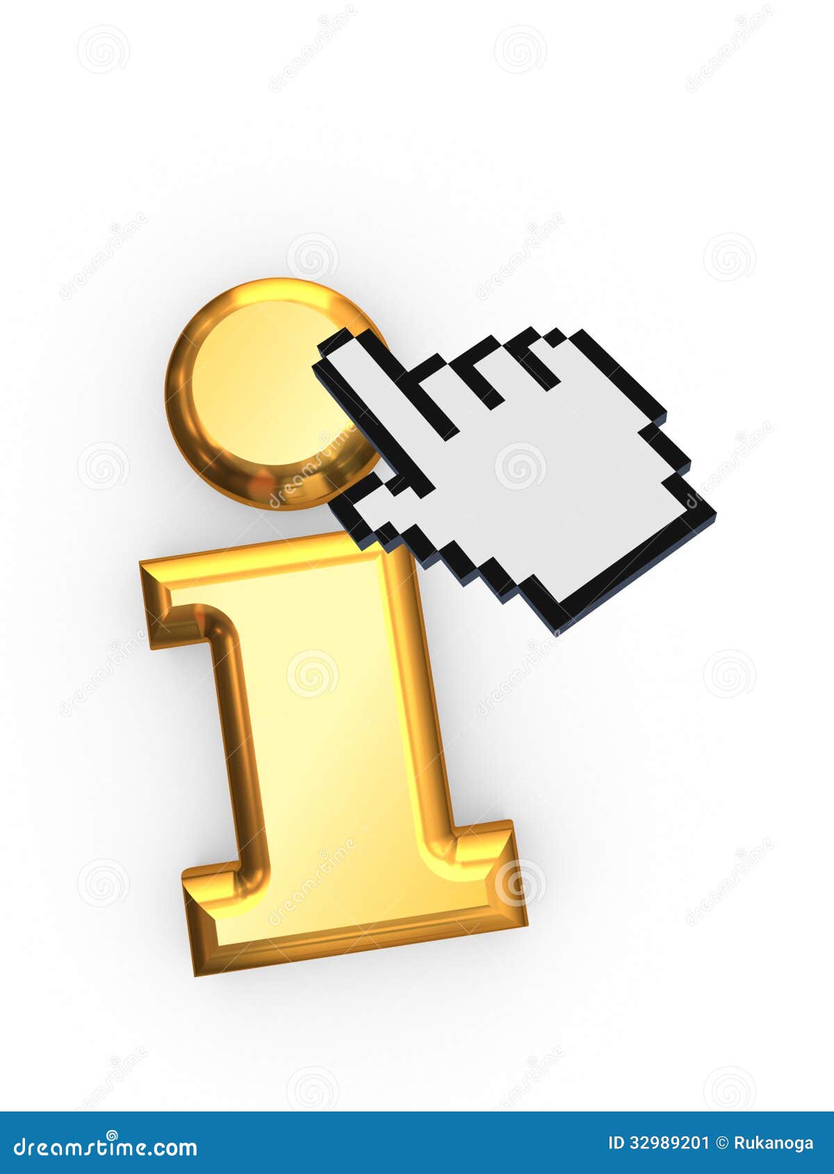 Cursor and symbol of Info. stock illustration. Illustration of online ...