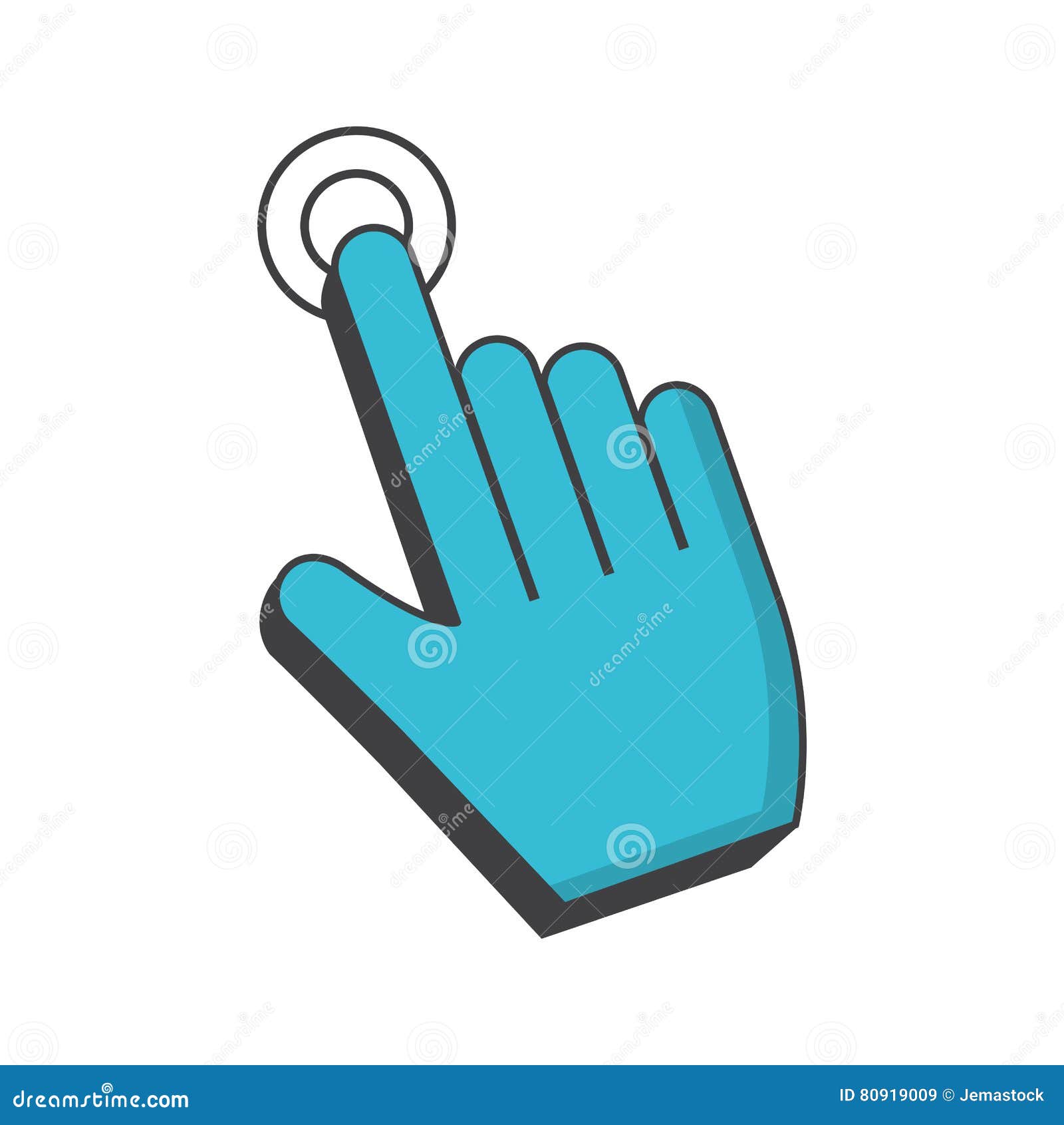 Cursor Touch and Web Design Stock Vector - Illustration of sign, choice ...