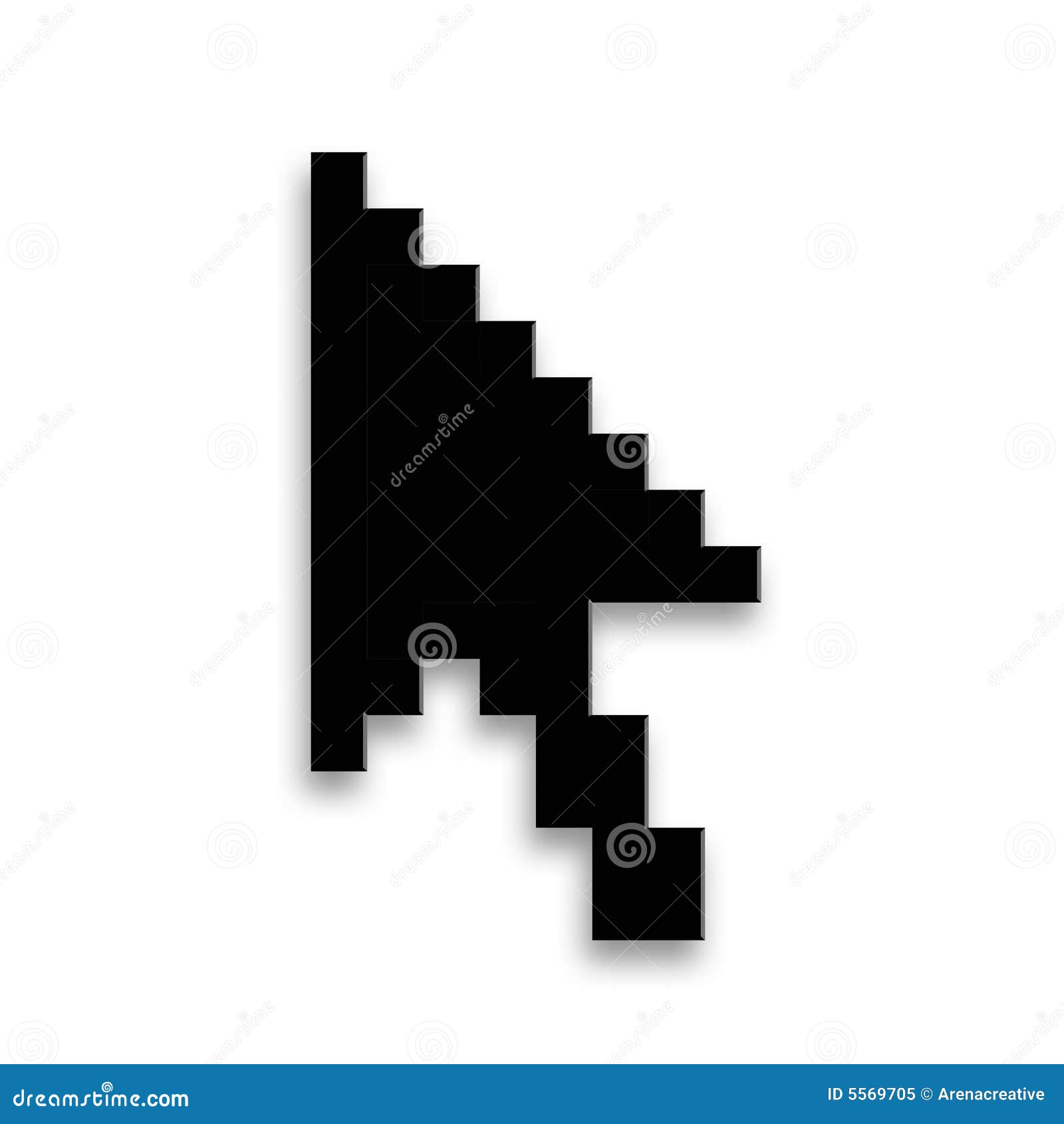 Cursore Della Freccia Del Mouse Illustrazione di Stock - Illustrazione ...