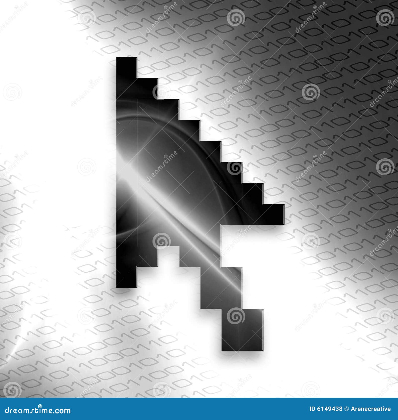 Cursore Della Freccia Del Mouse Illustrazione di Stock - Illustrazione ...